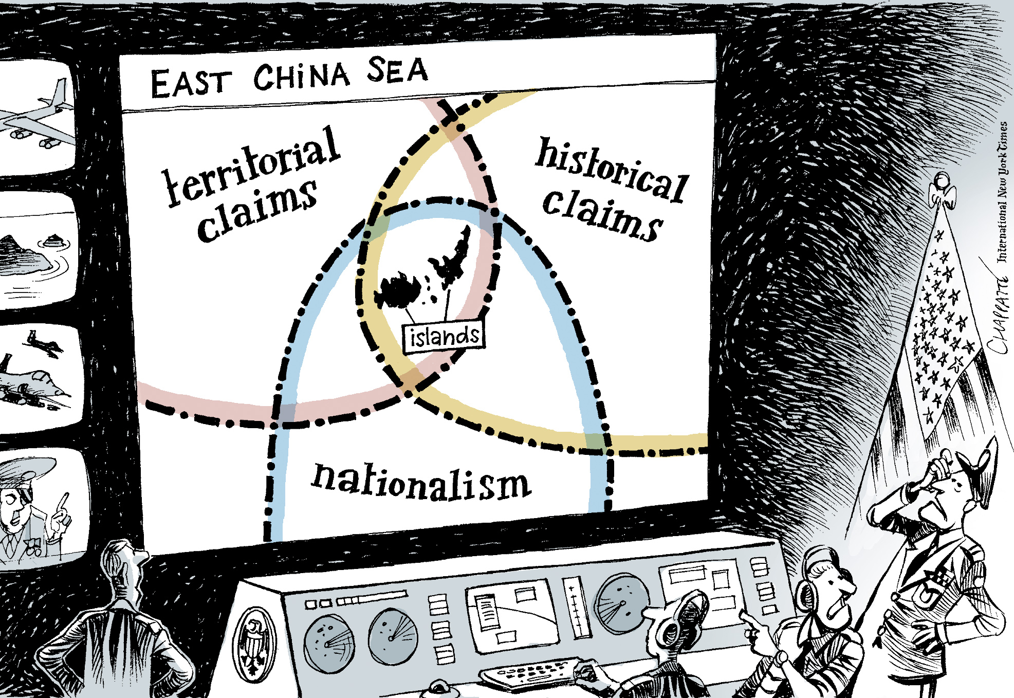 East China Sea Tensions | Globecartoon - Political Cartoons - Patrick ...