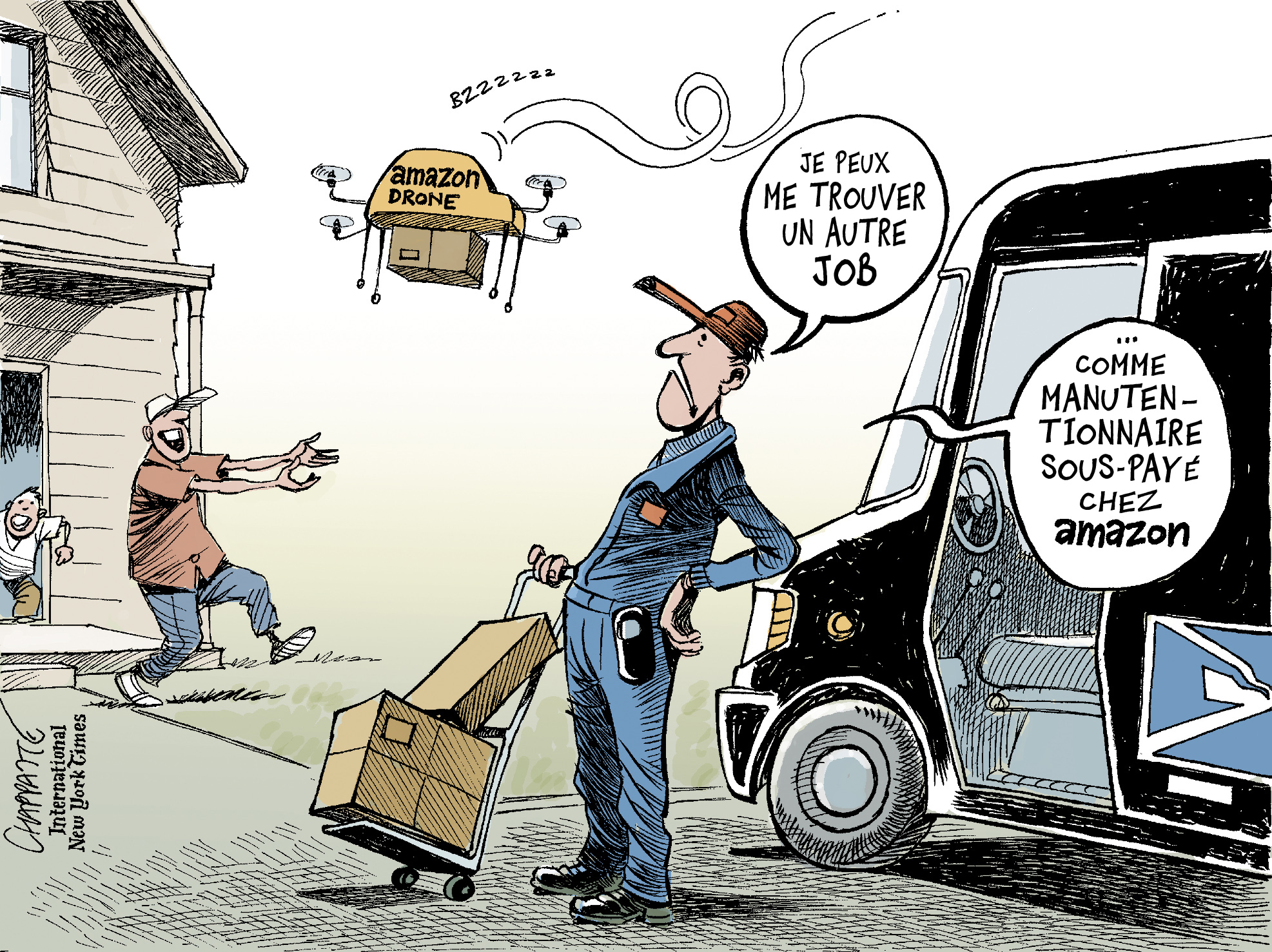 Coming soon: les livraisons par drone | Globecartoon - Political ... Coming soon: les livraisons par drone | Globecartoon - Political ...