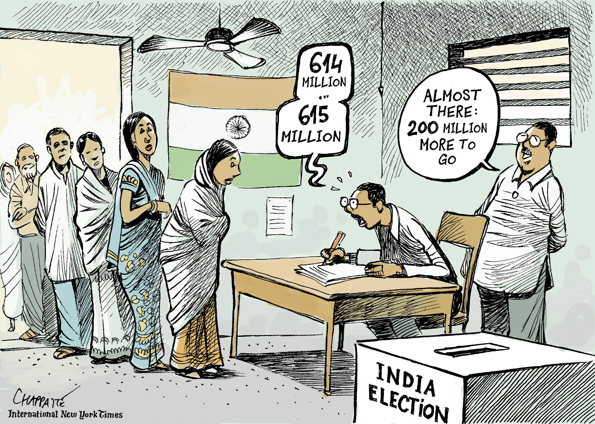 The world's largest democracy votes | Globecartoon - Political Cartoons ...