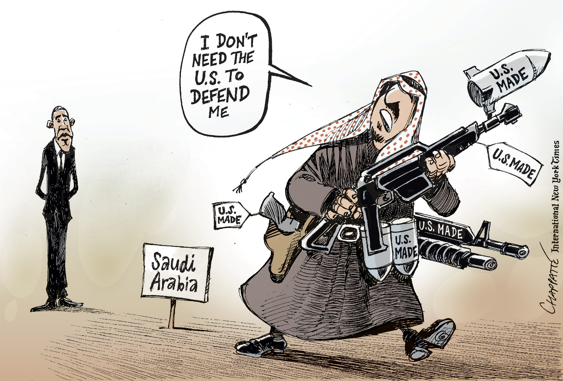 The Saudis are angry | Globecartoon - Political Cartoons - Patrick ...