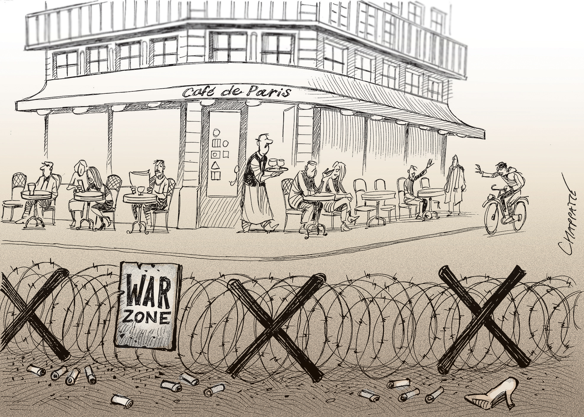 The aftermath | Globecartoon - Political Cartoons - Patrick Chappatte