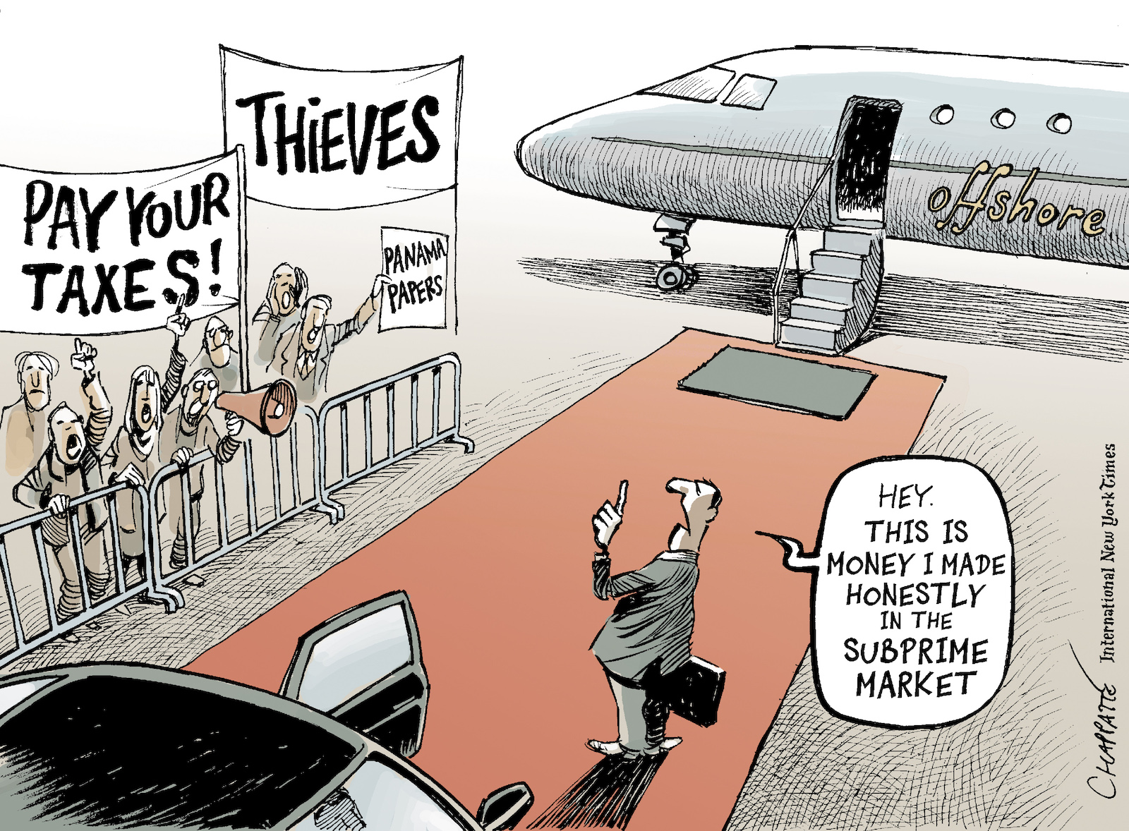 Panama Papers Outrage | Globecartoon - Political Cartoons - Patrick ...