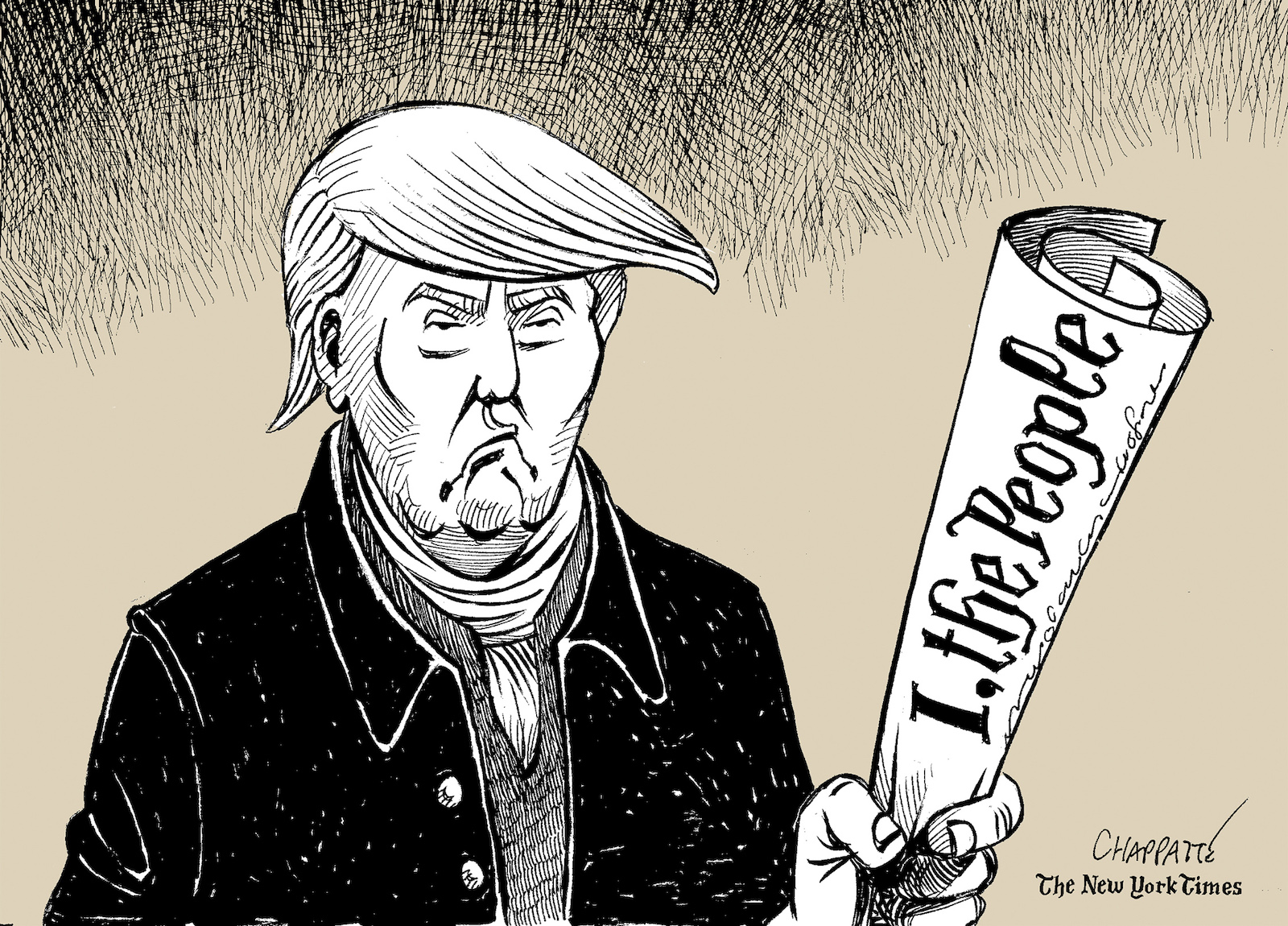 Trump The Demagogue | Globecartoon - Political Cartoons - Patrick Chappatte
