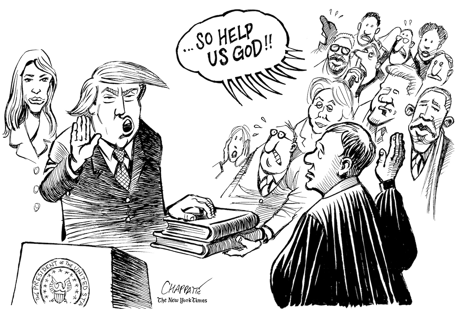Trump's inauguration | Globecartoon - Political Cartoons - Patrick ...