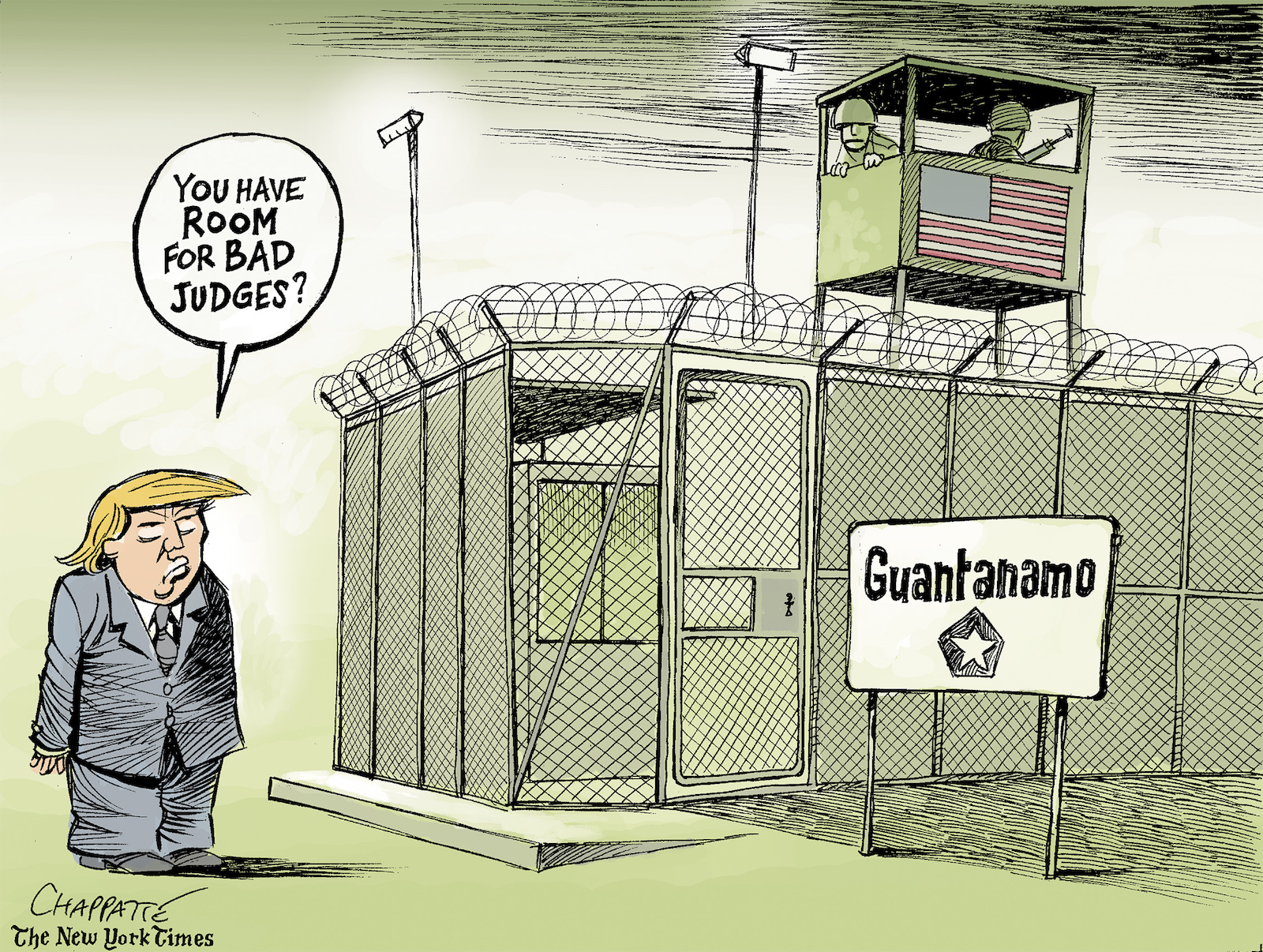 Trump vs the judges (II) | Globecartoon - Political Cartoons - Patrick ...