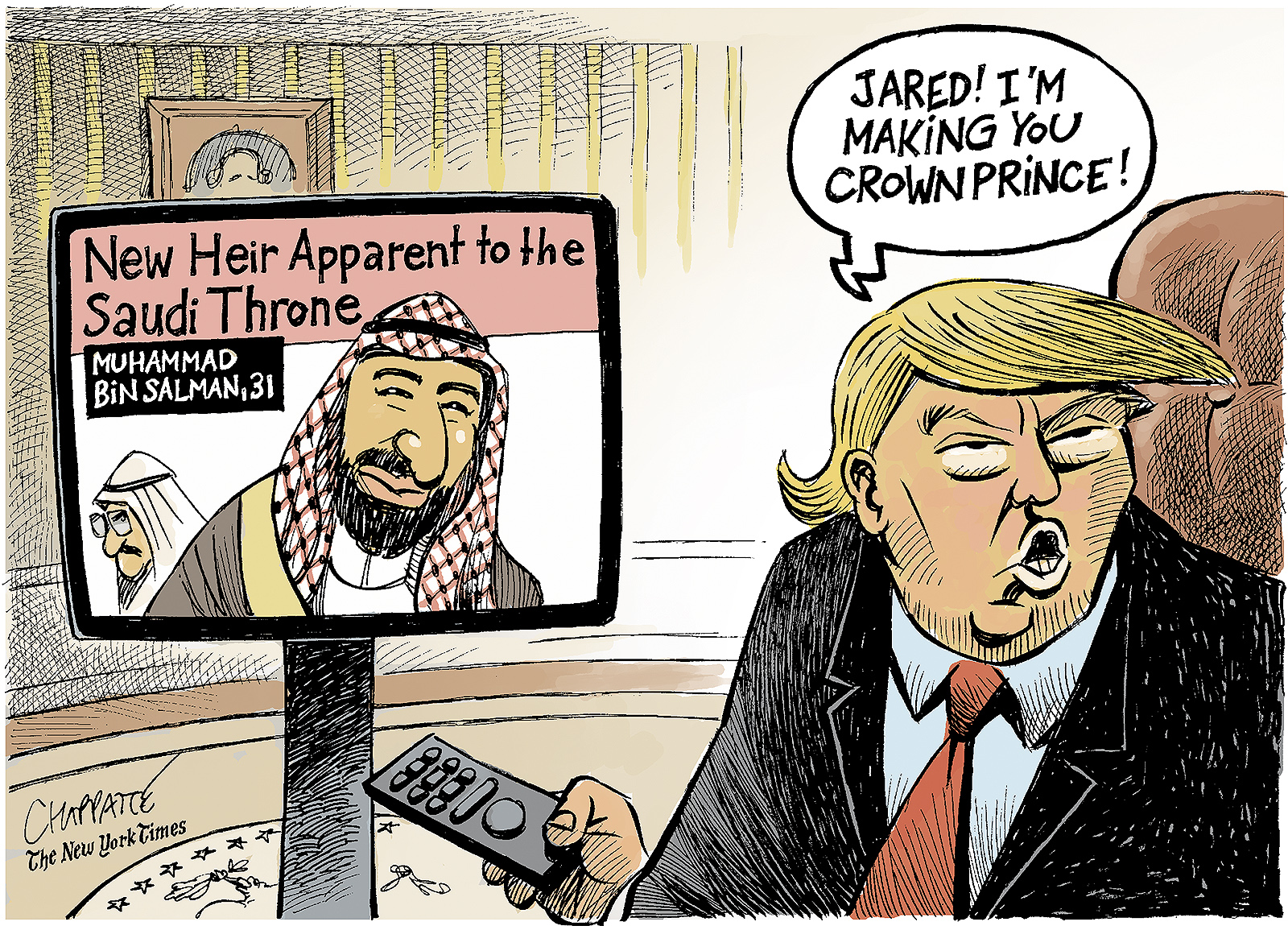 Saudi Arabia’s royal shuffle | Globecartoon - Political Cartoons ...