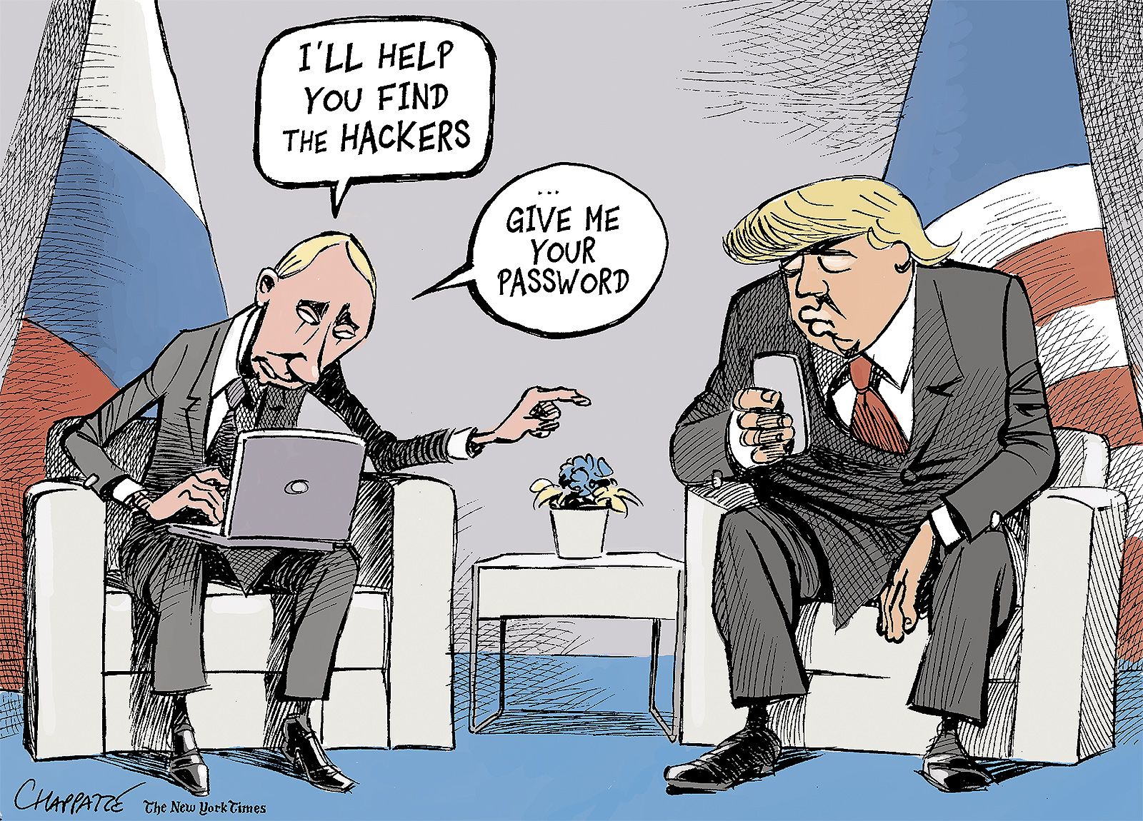 When Putin and Trump meet | Globecartoon - Political Cartoons - Patrick ...