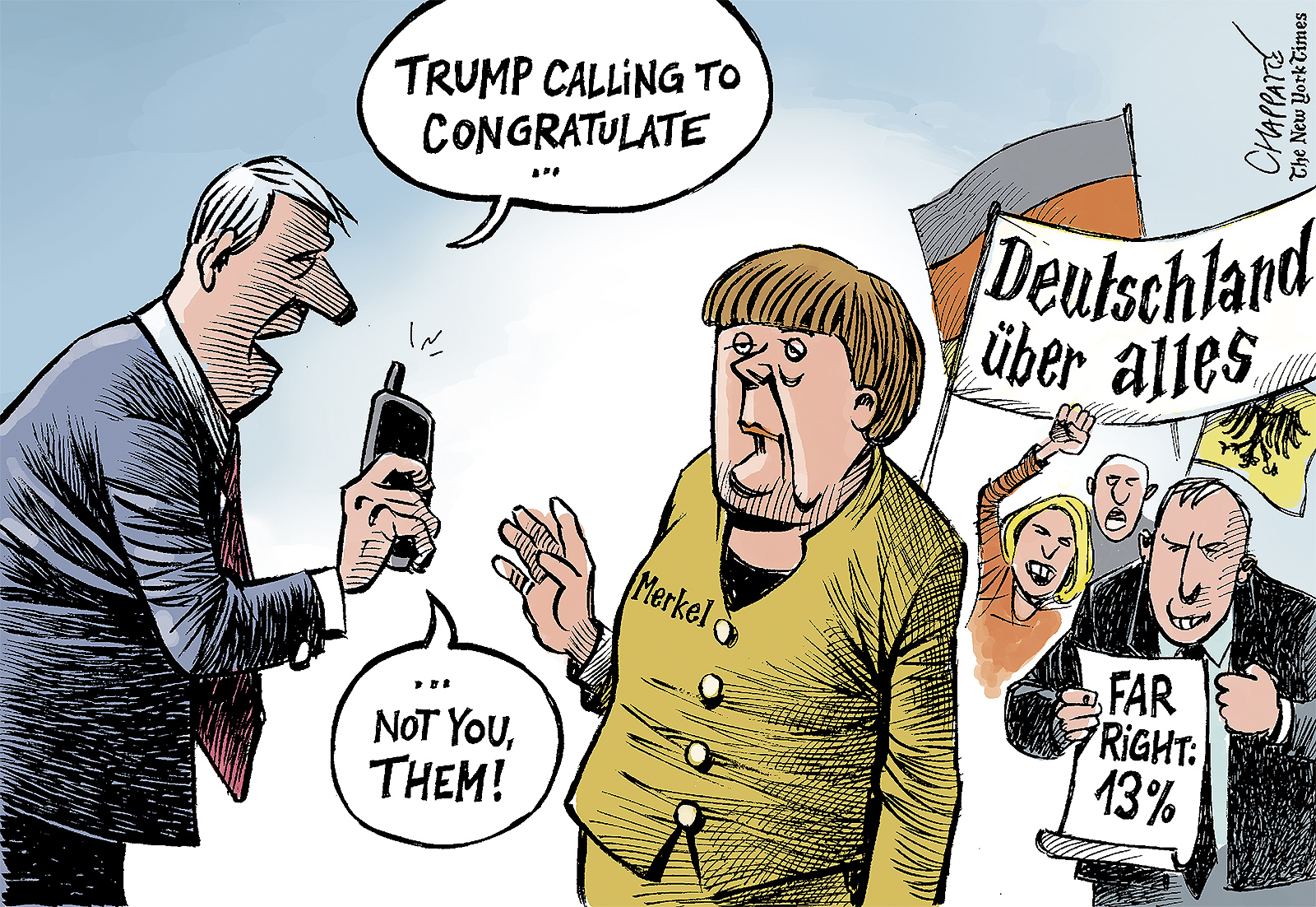 After the German elections | Globecartoon - Political Cartoons ...