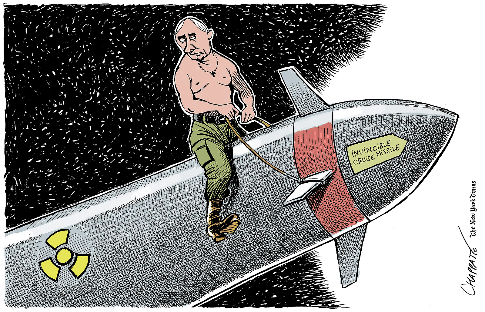 Russias New Invincible Nuke Globecartoon Political Cartoons
