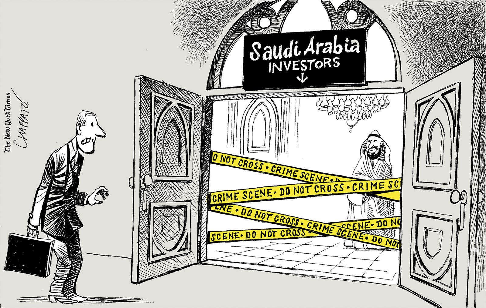 Not a good time for Saudi business | Globecartoon - Political Cartoons ...