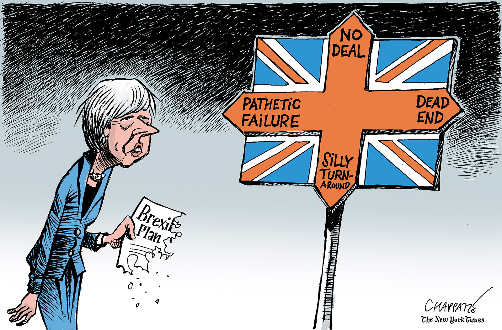 Theresa May’s choice | Globecartoon - Political Cartoons - Patrick ...