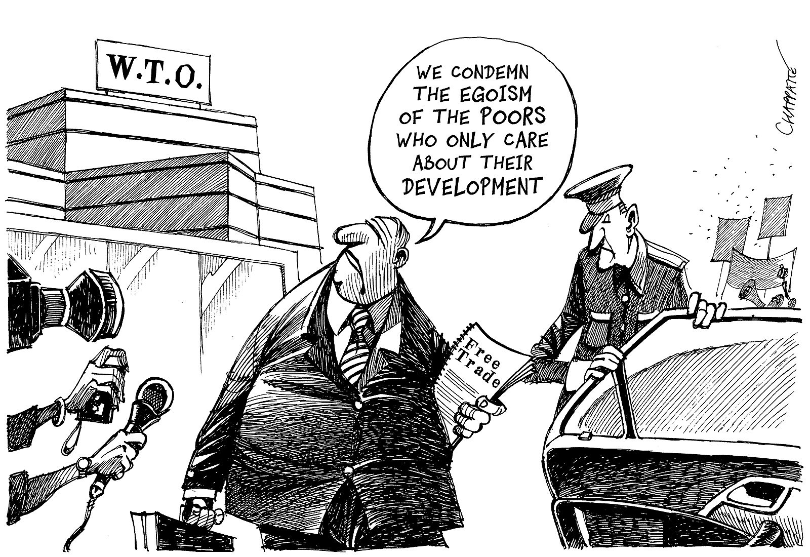 Trade Talks Collapse | Globecartoon - Political Cartoons - Patrick ...