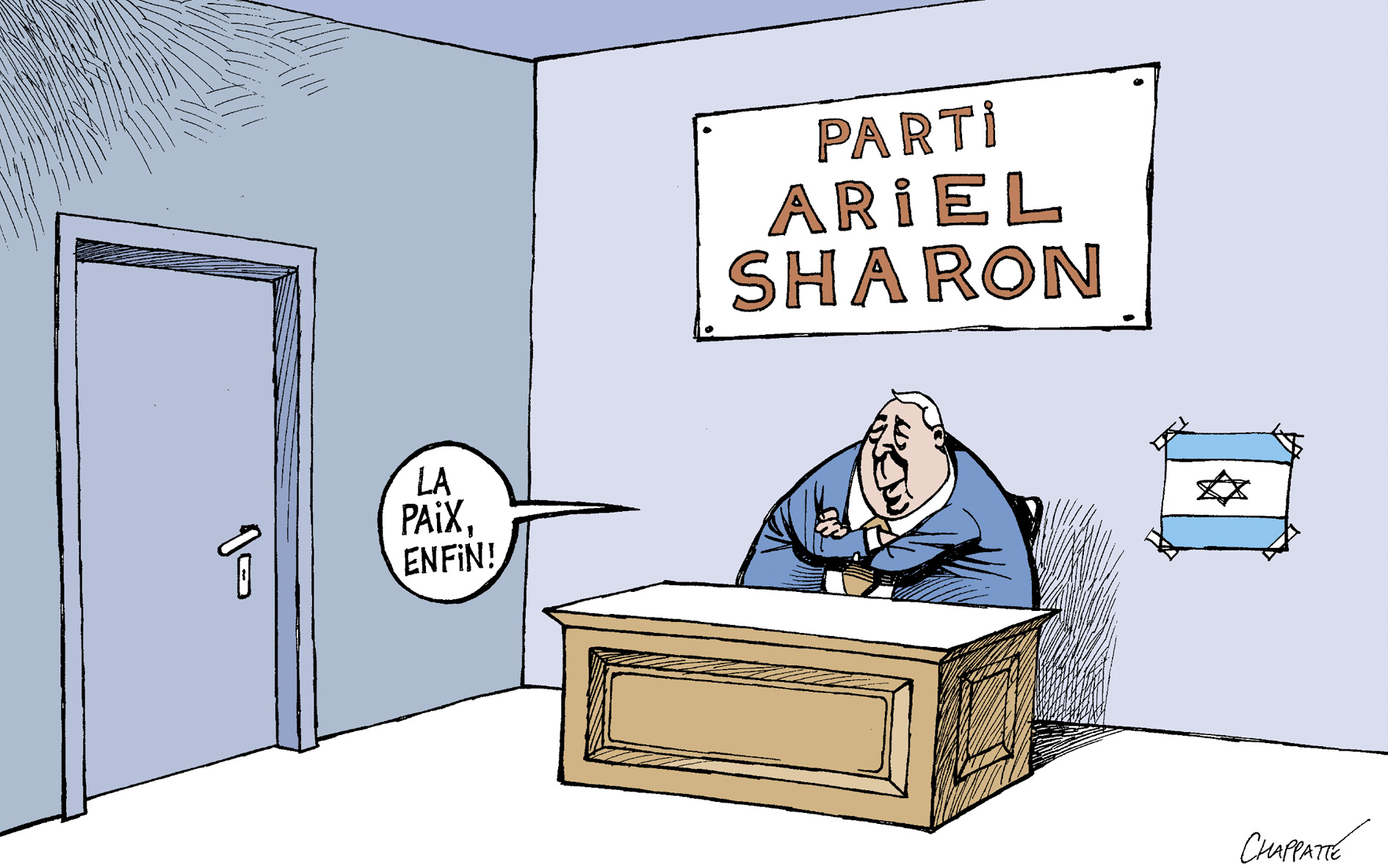 Sharon crée un nouveau parti | Globecartoon - Political Cartoons ...