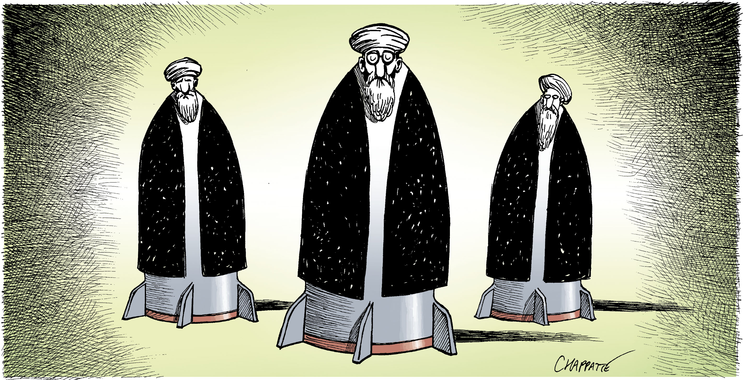 Nuclear Iran | Globecartoon - Political Cartoons - Patrick Chappatte
