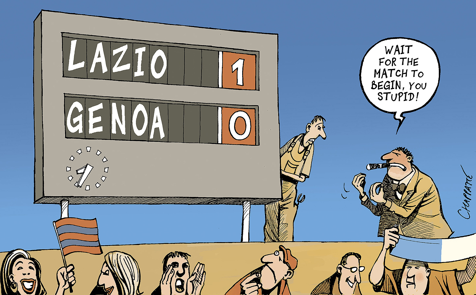 Match-Fixing Scandal In Italy | Globecartoon - Political Cartoons ...