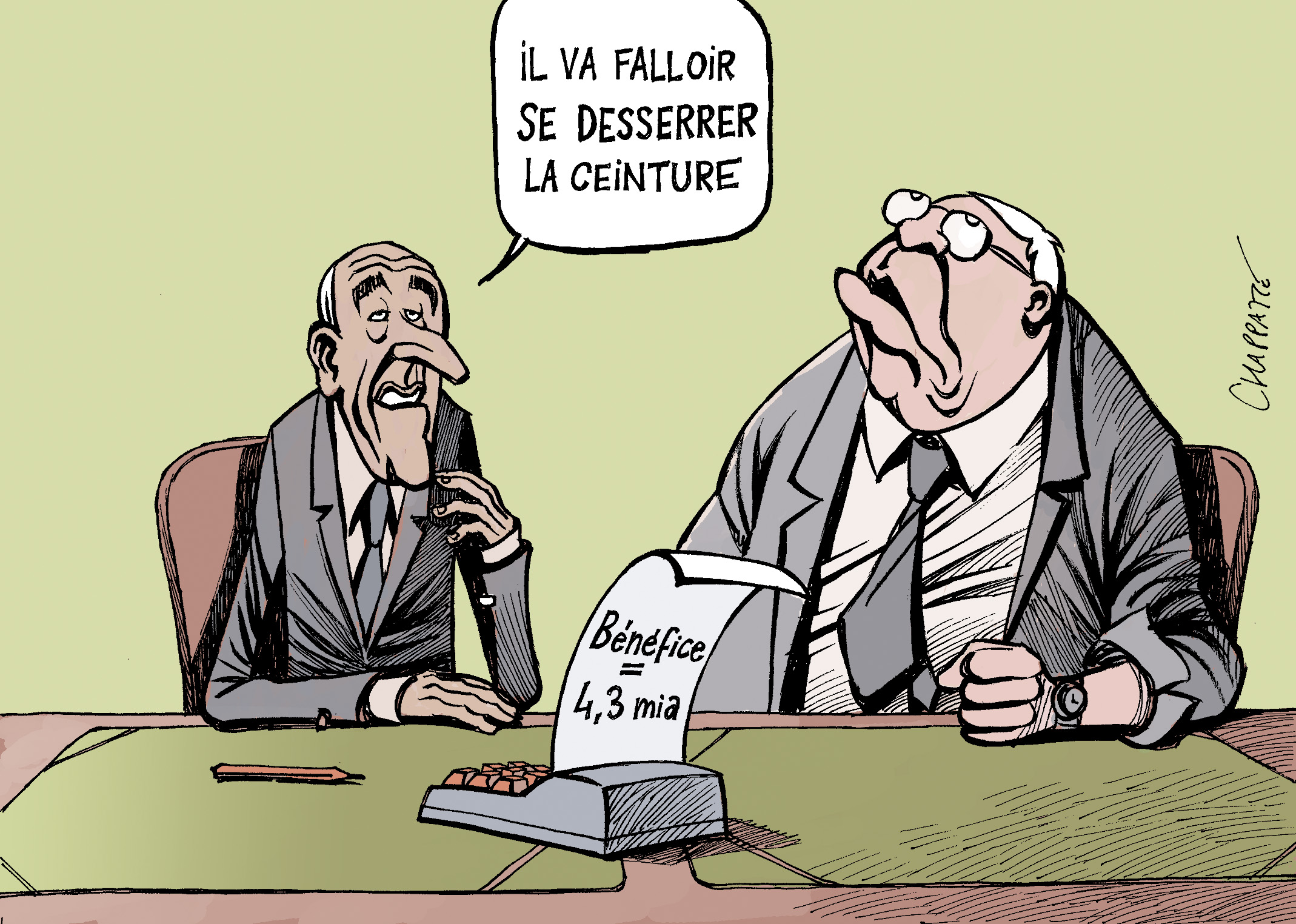 Bénéfice surprise de la Confédération | Globecartoon - Political ...