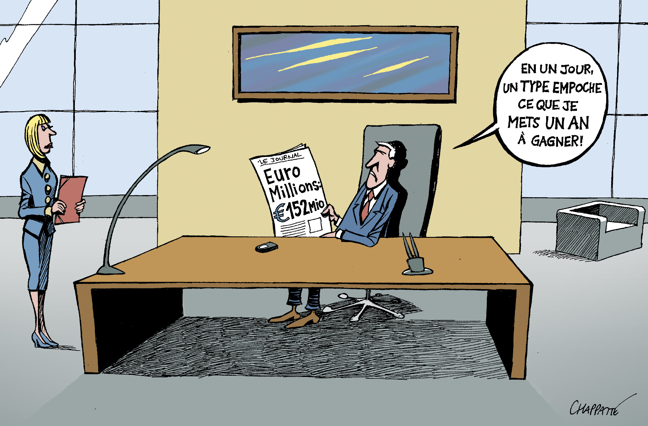 Cagnotte record de l'Euro Millions | Globecartoon - Political Cartoons ...