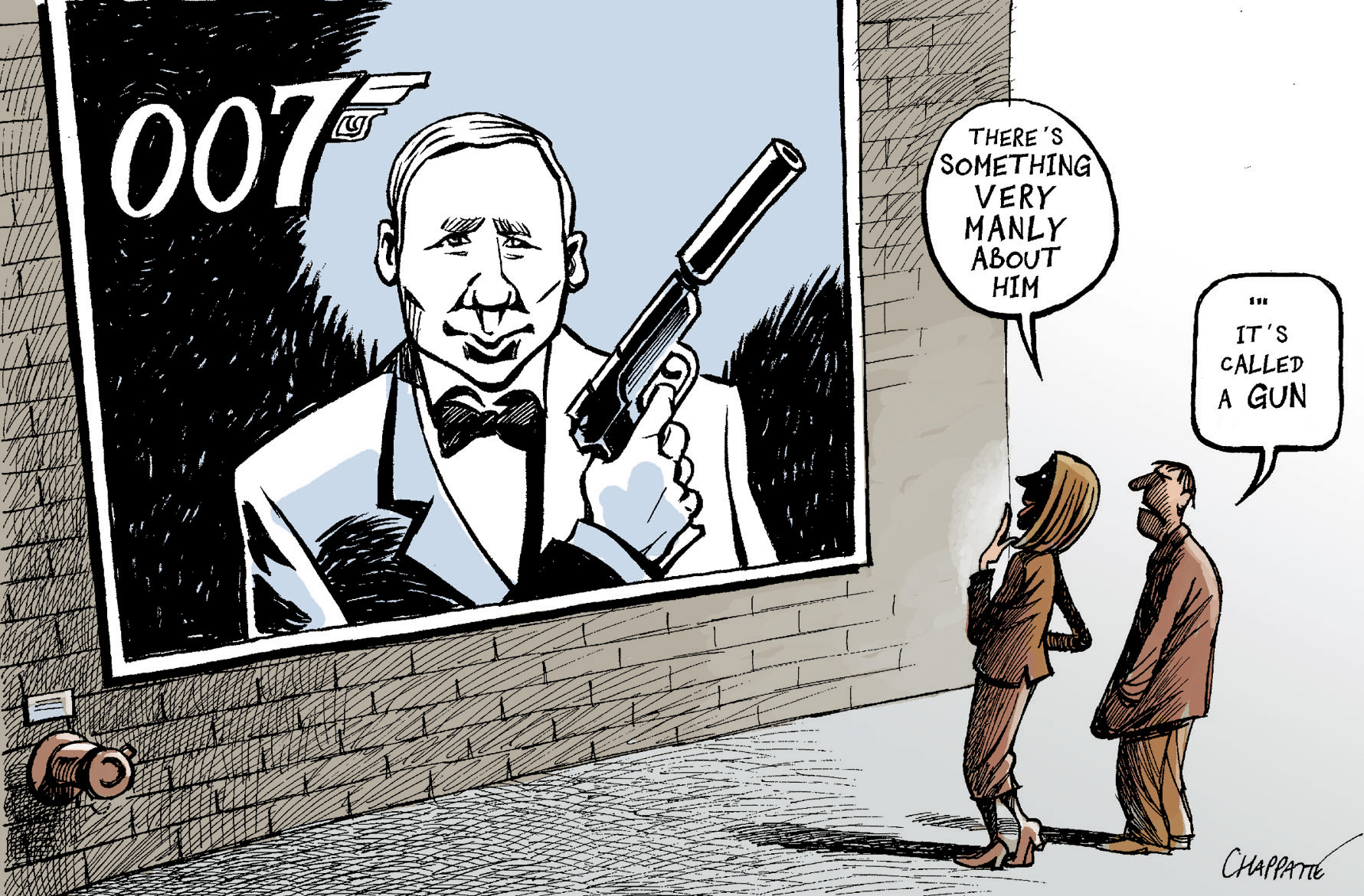 The New James Bond | Globecartoon - Political Cartoons - Patrick Chappatte