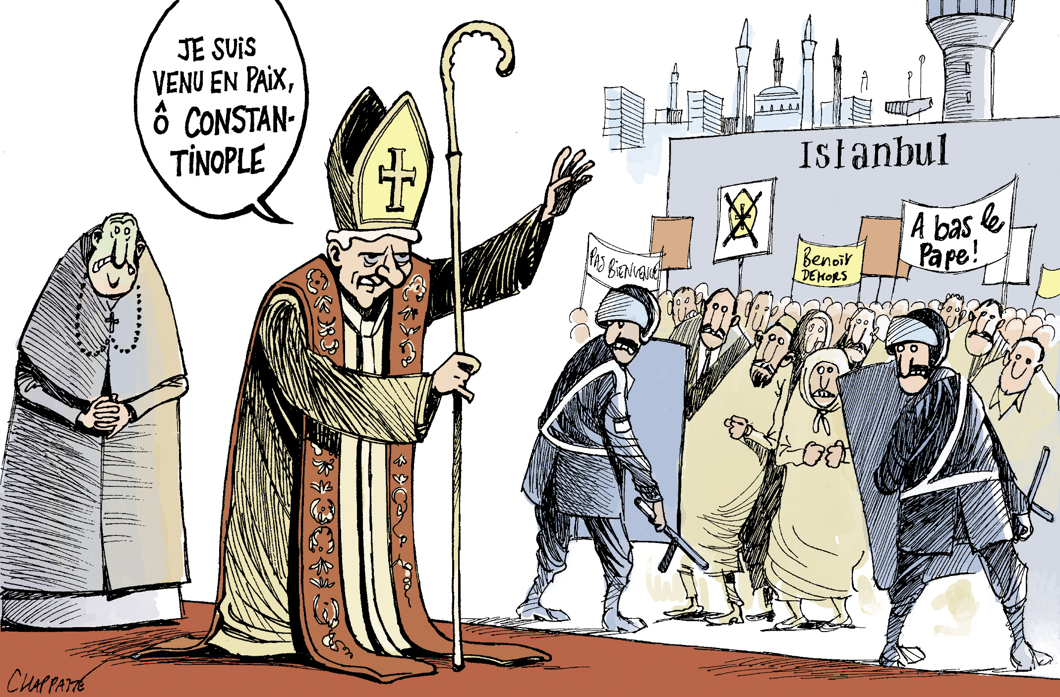 Benoit XVI en Turquie | Globecartoon - Political Cartoons - Patrick ...