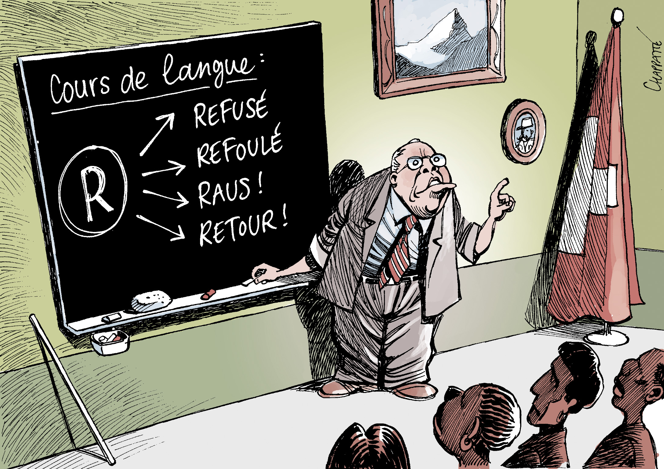 L'intégration par les langues | Globecartoon - Political Cartoons ...
