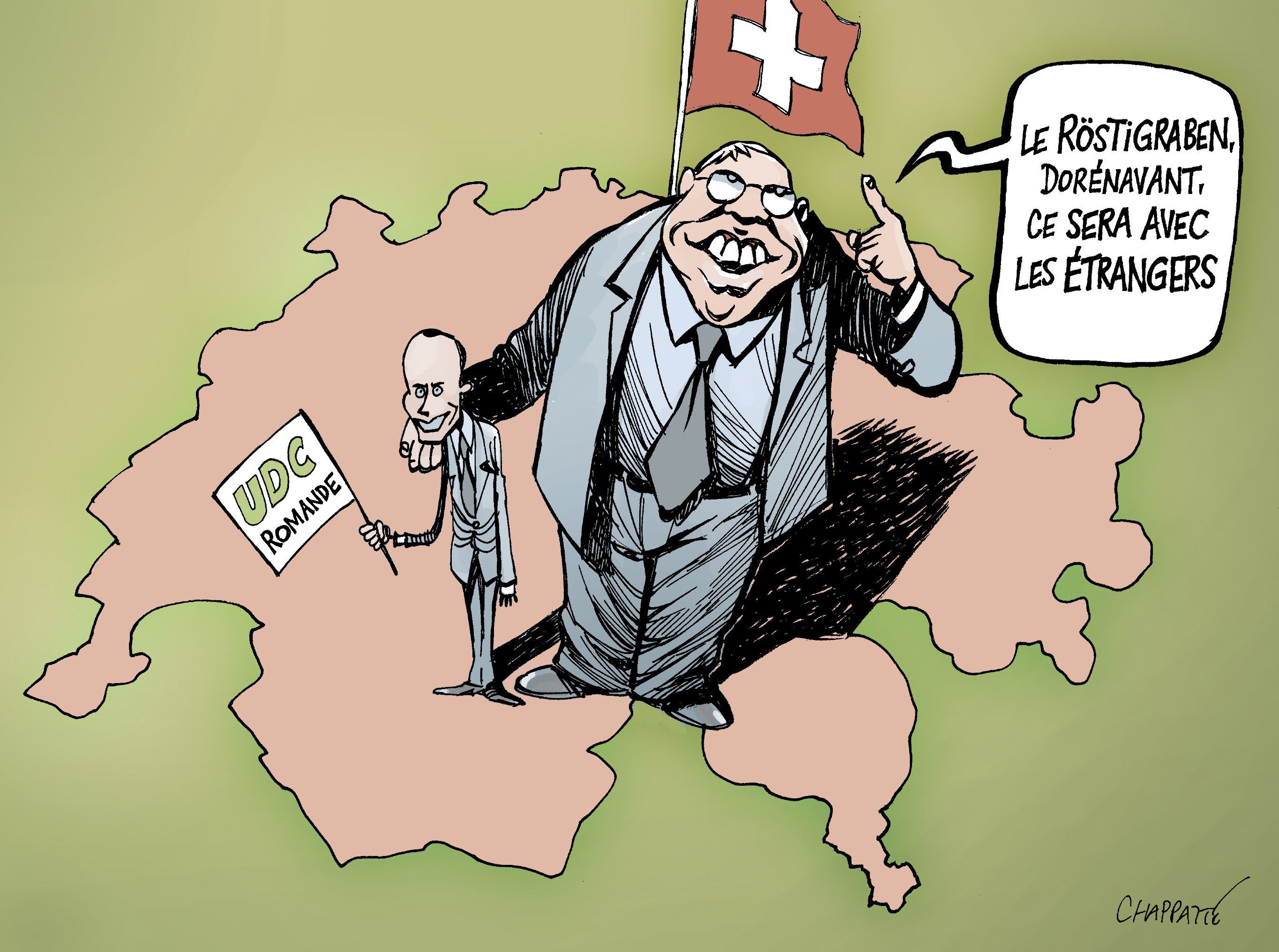 Welcome to Switzerland | Globecartoon - Political Cartoons - Patrick ...