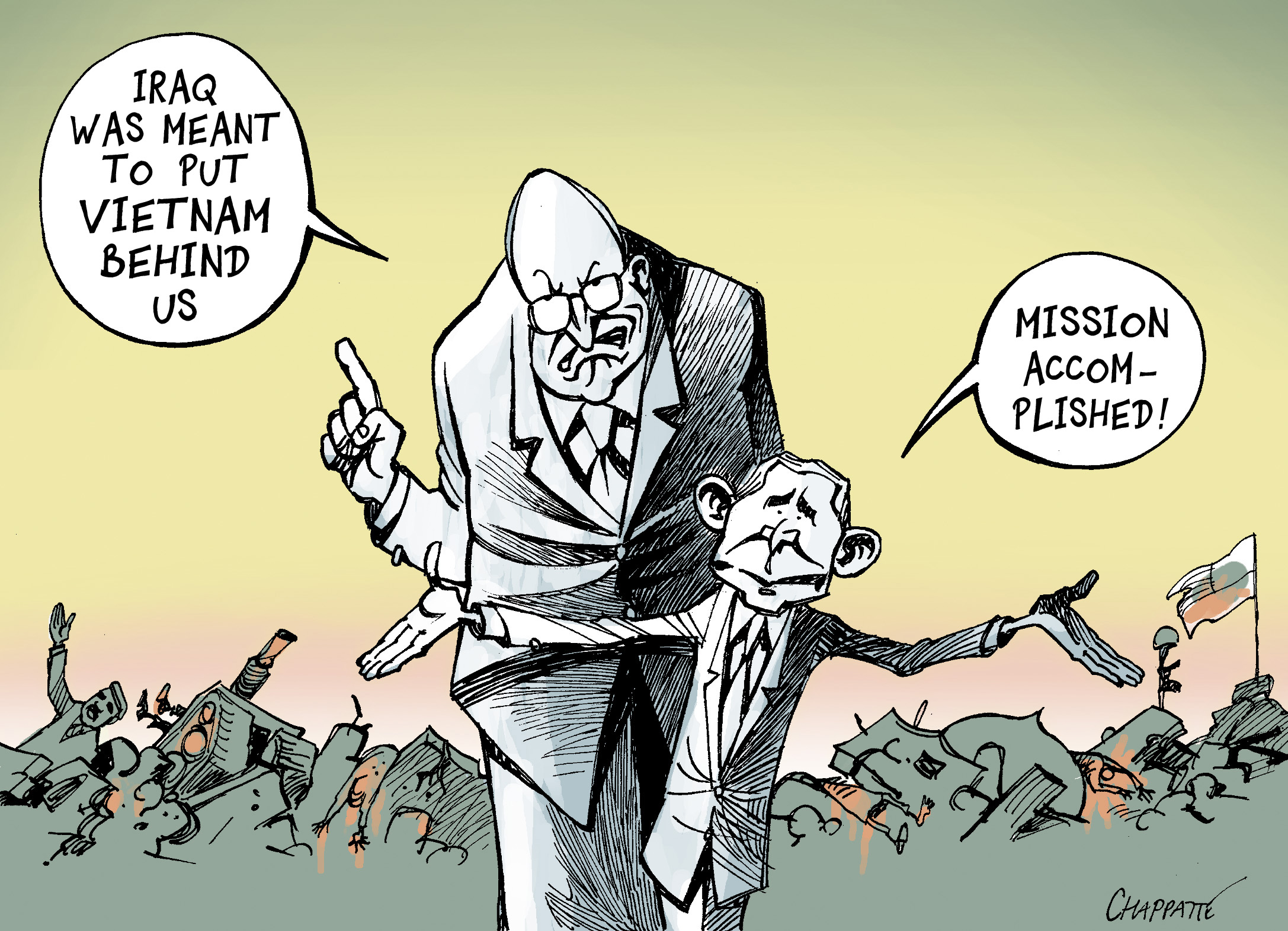 Fighting in Iraq | Globecartoon - Political Cartoons - Patrick Chappatte