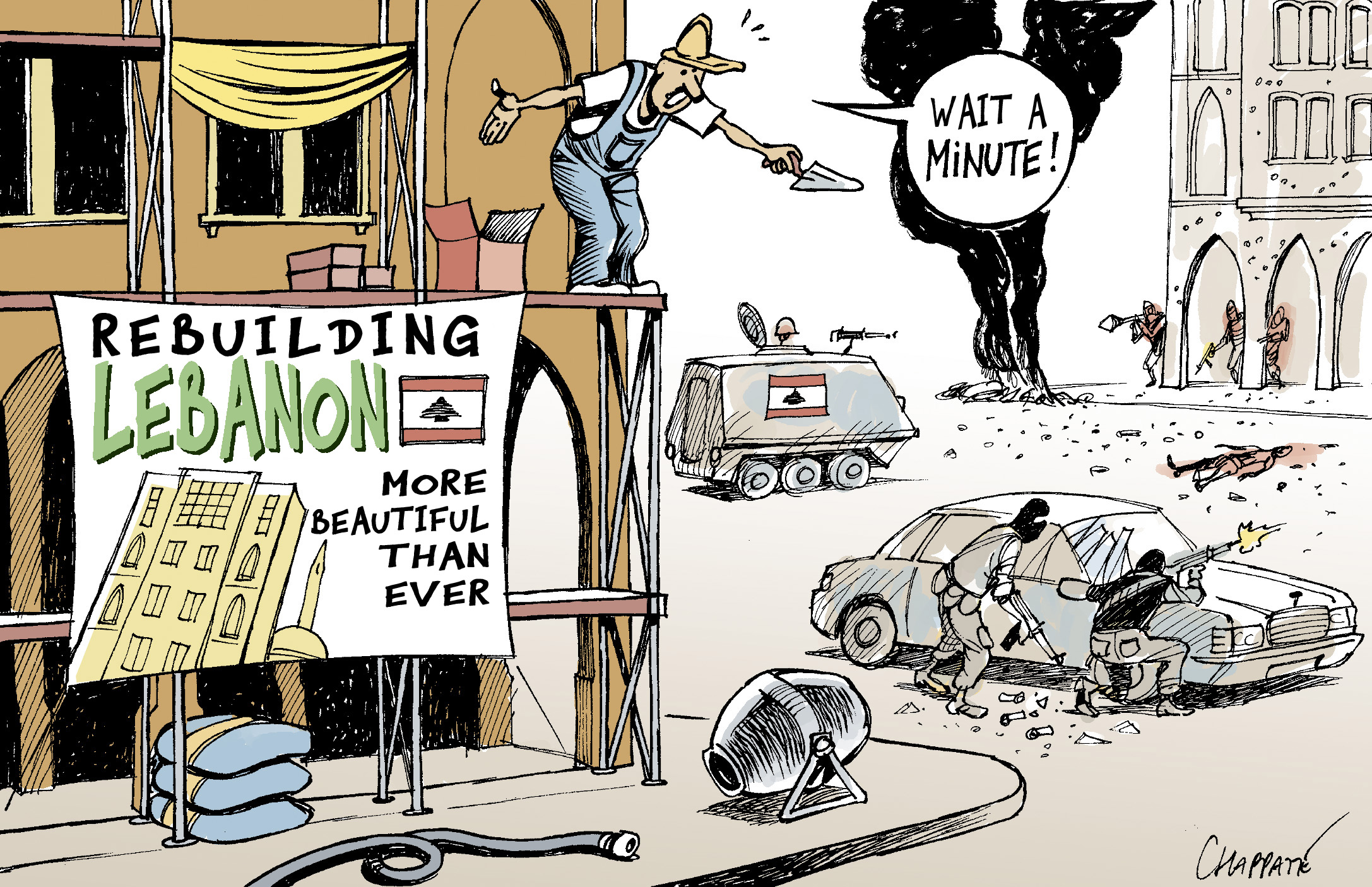 Another war in Lebanon? | Globecartoon - Political Cartoons - Patrick ...