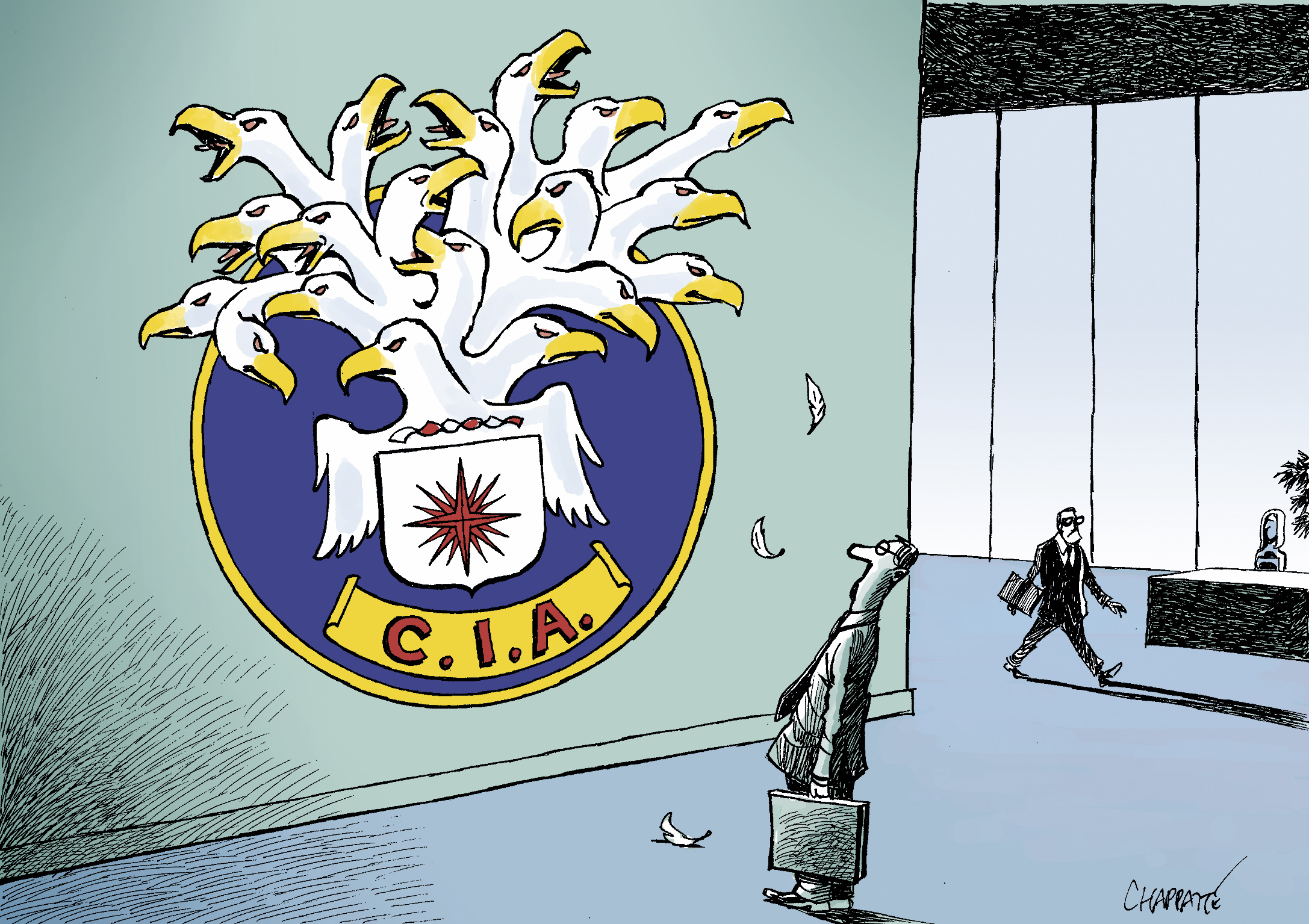 Top Secret America | Globecartoon - Political Cartoons - Patrick Chappatte