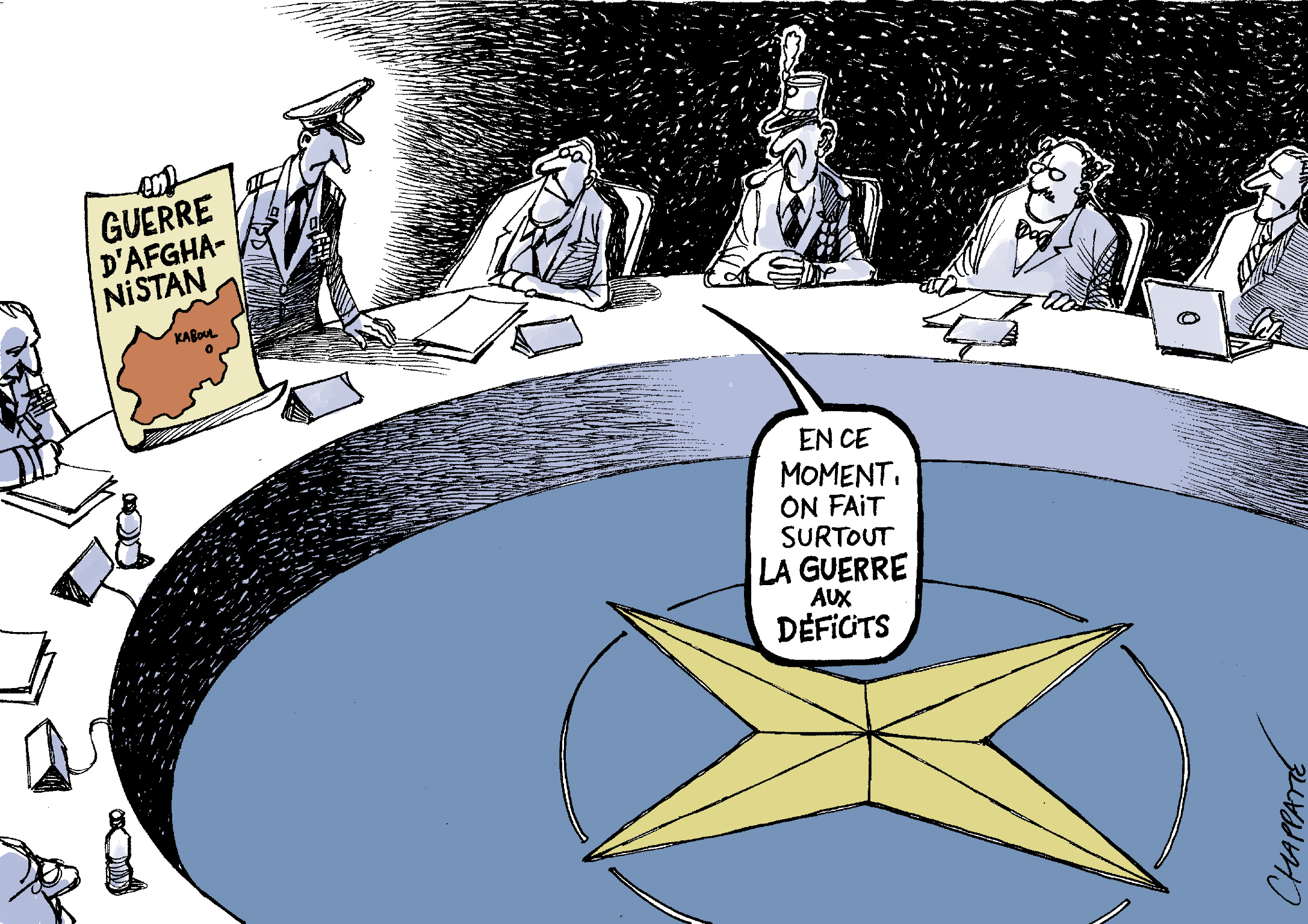 Sommet de l'OTAN | Globecartoon - Political Cartoons - Patrick Chappatte