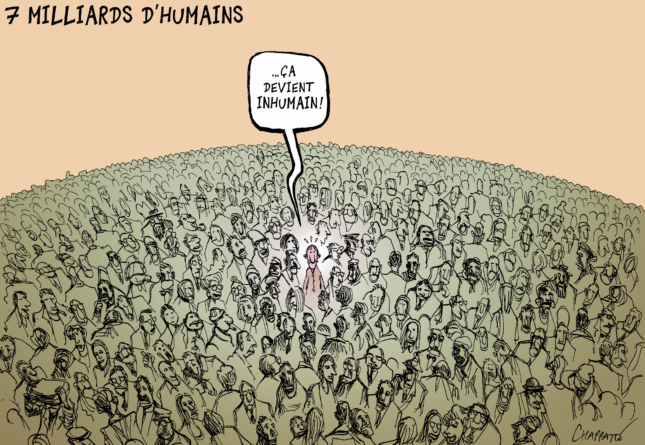 Population mondiale | Globecartoon - Political Cartoons - Patrick Chappatte Population mondiale | Globecartoon - Political Cartoons - Patrick Chappatte