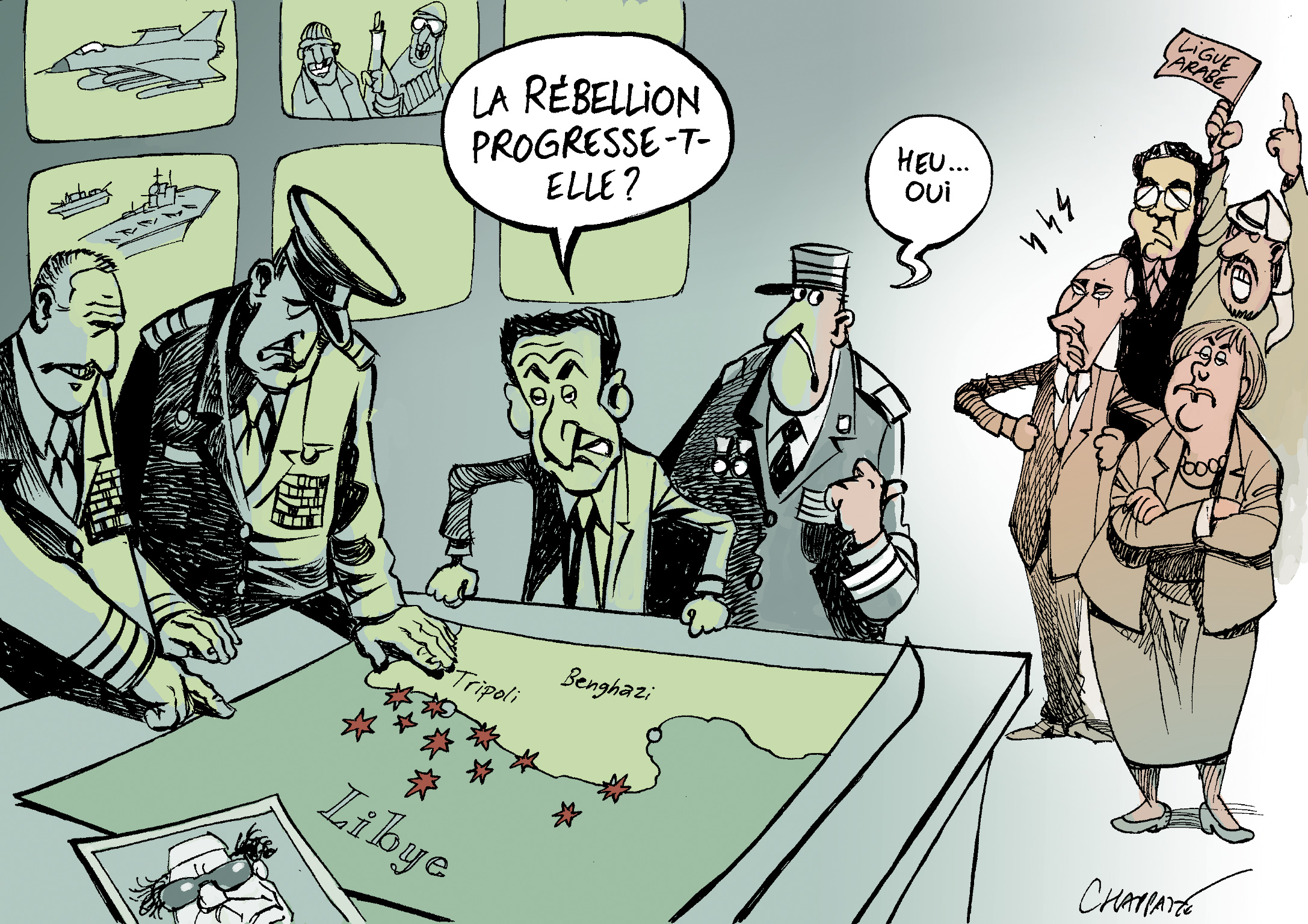 Fissures dans la coalition | Globecartoon - Political Cartoons ...