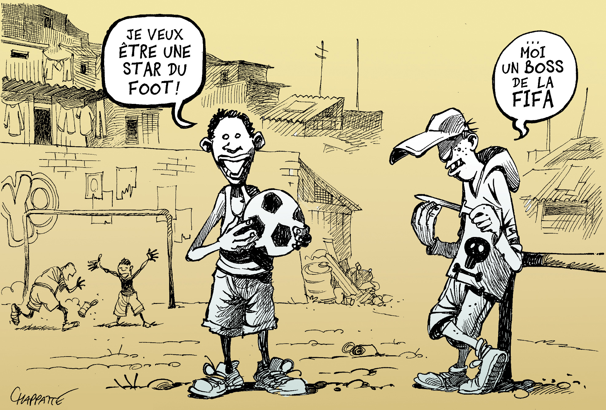 Scandales à la FIFA | Globecartoon - Political Cartoons - Patrick Chappatte