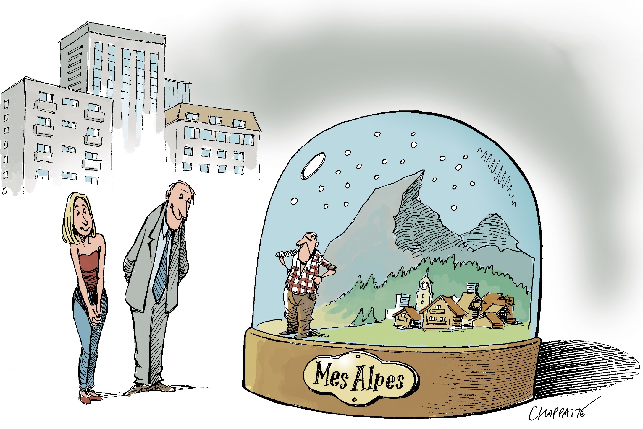 Cartoon Politico De Urbanizacao