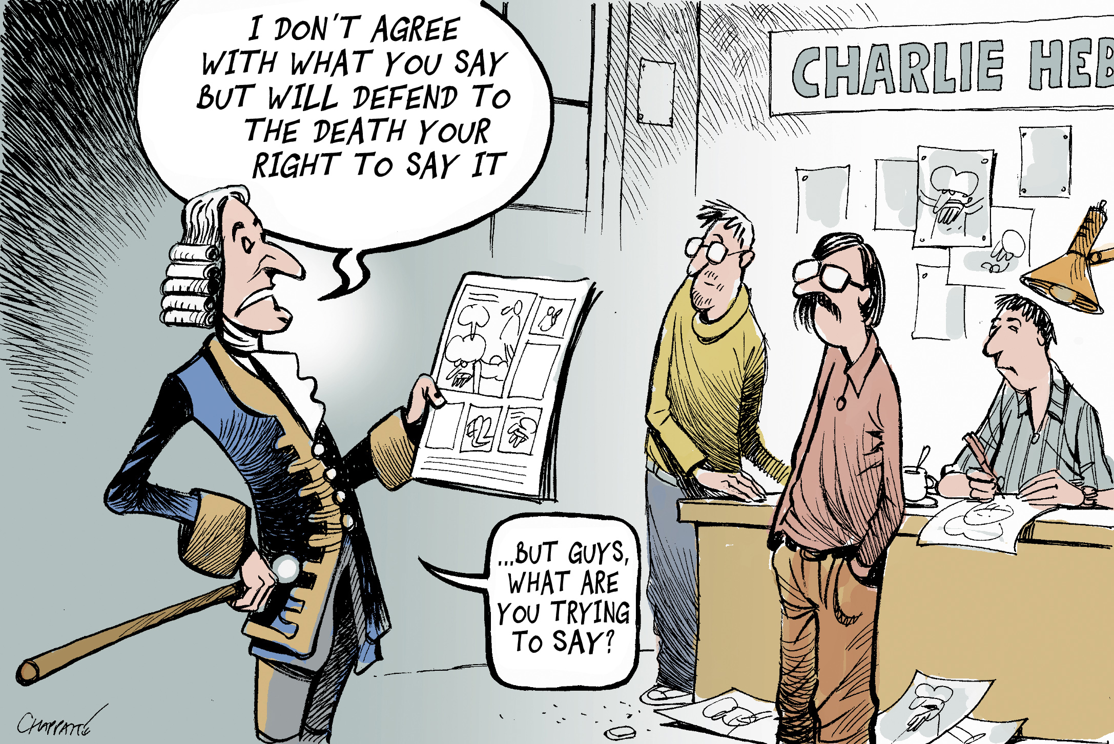 French satirical magazine prints Muhammad cartoons | Globecartoon ...