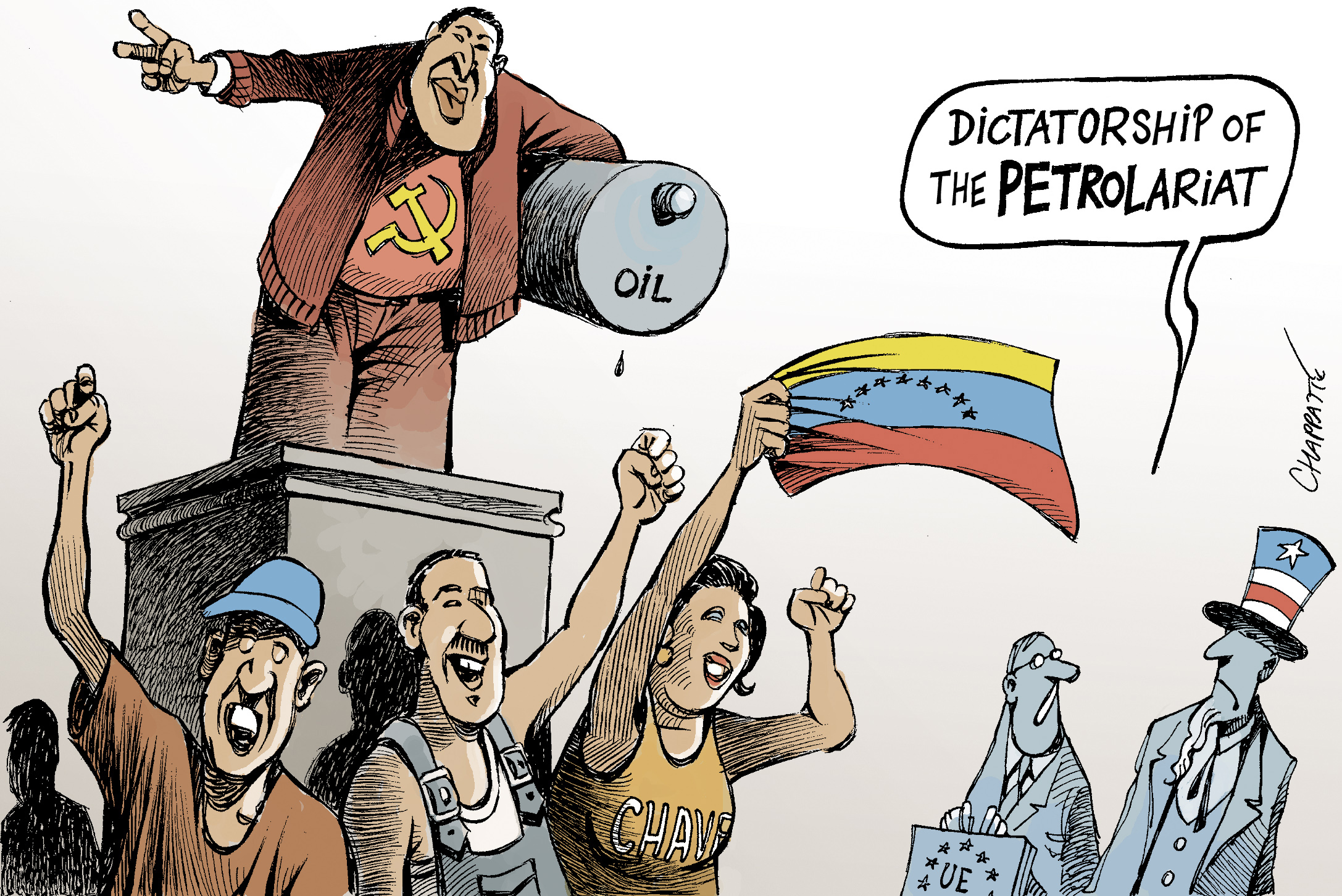 Hugo Chávez reelected | Globecartoon - Political Cartoons - Patrick ...