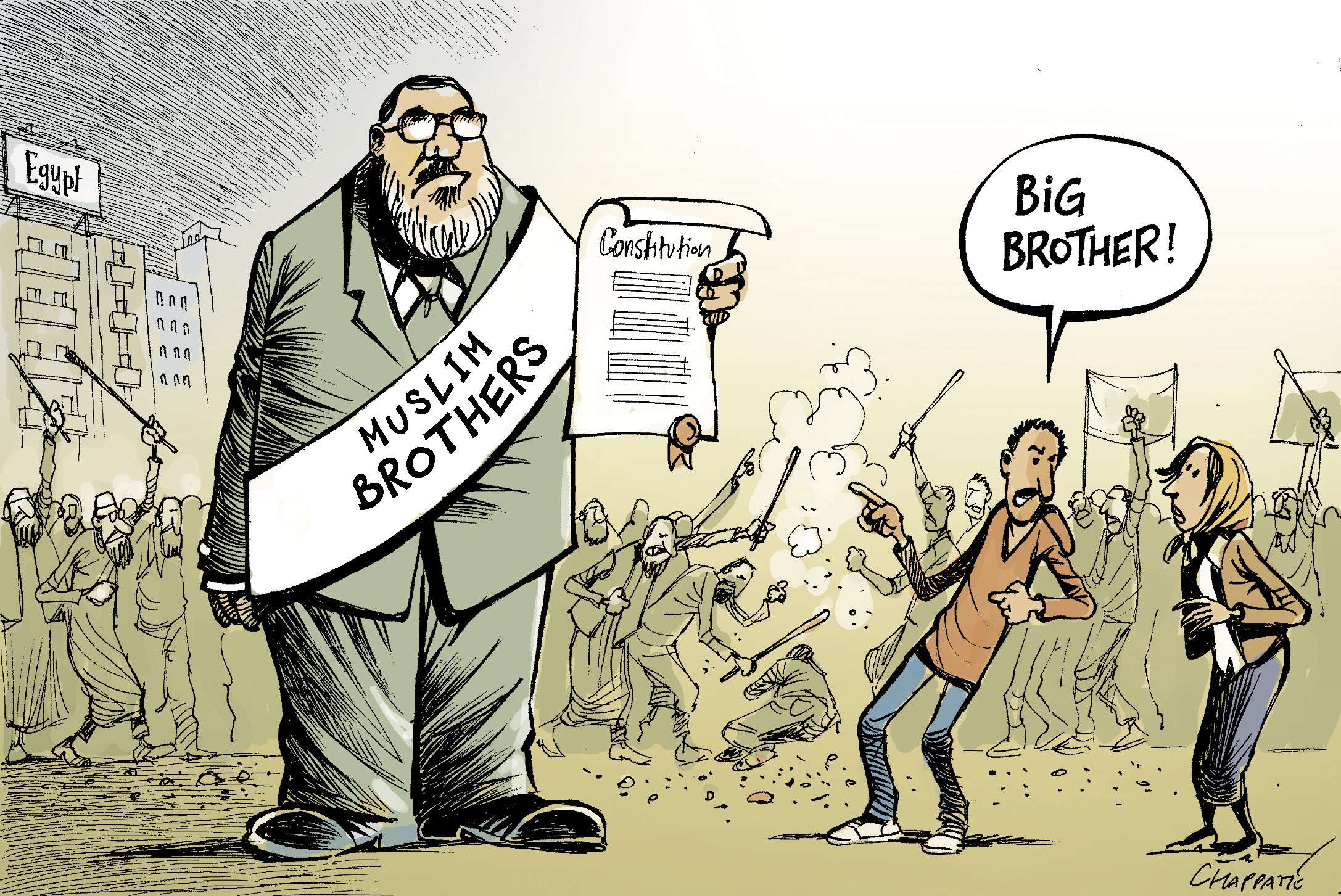 Mohamed Morsi and the opposition | Globecartoon - Political Cartoons ...