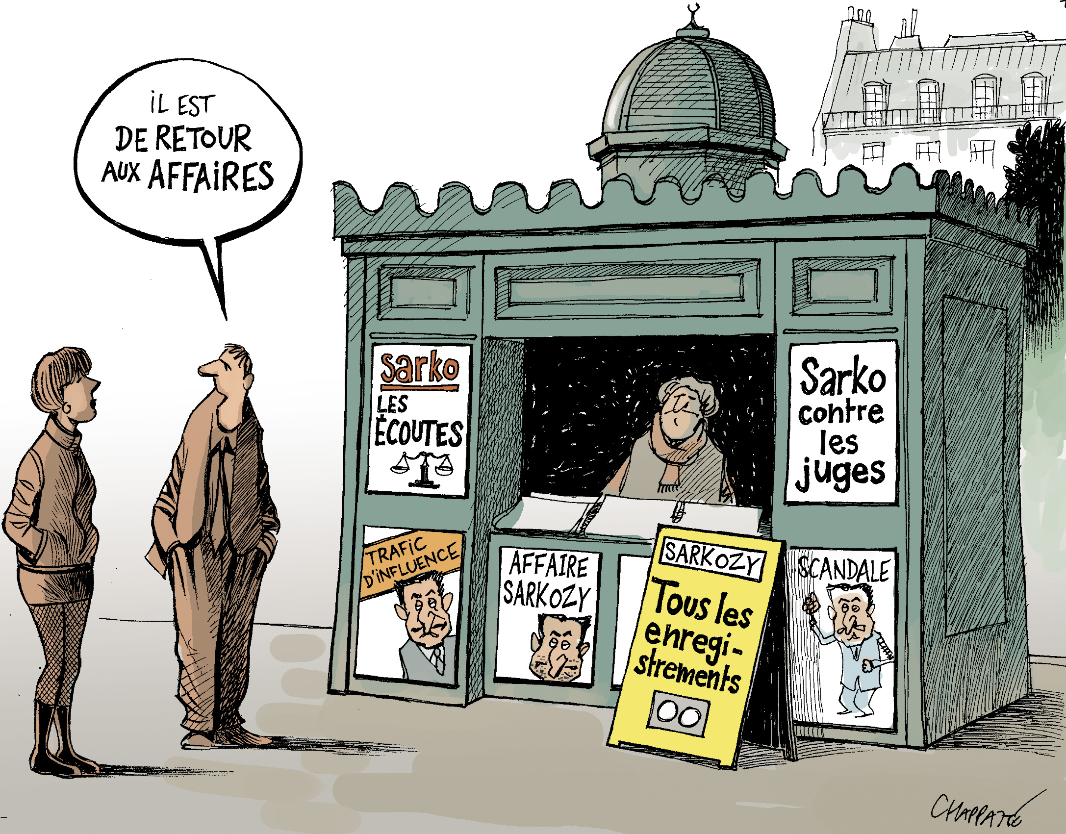 Nicolas Sarkozy | Globecartoon - Political Cartoons - Patrick Chappatte