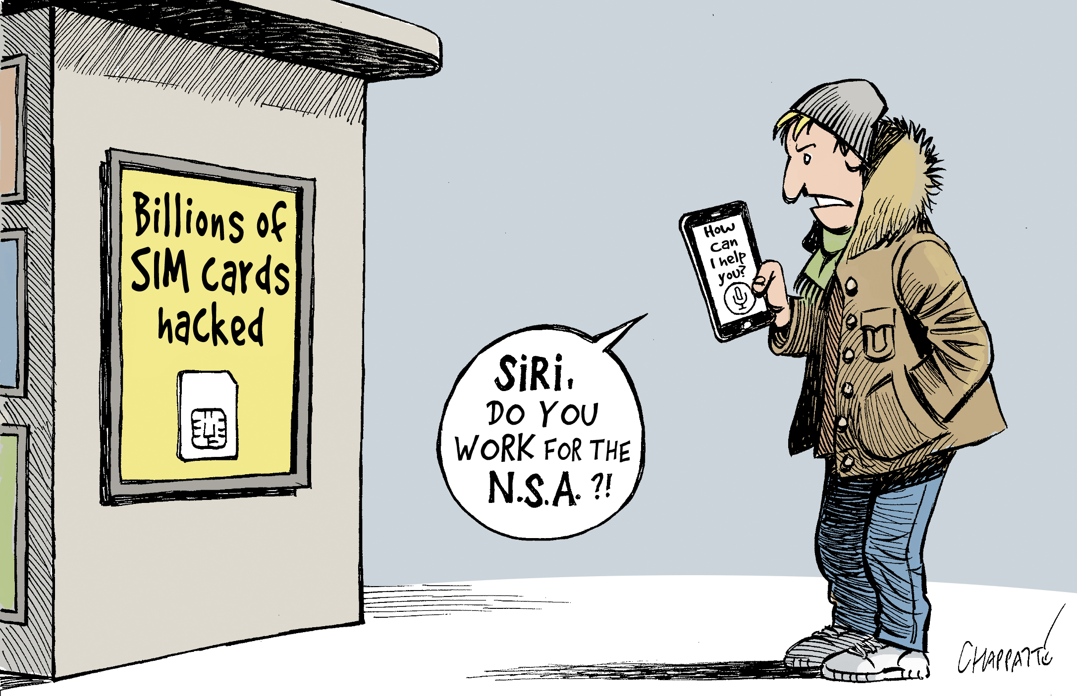 The NSA hacked billions of SIM cards | Globecartoon - Political ...