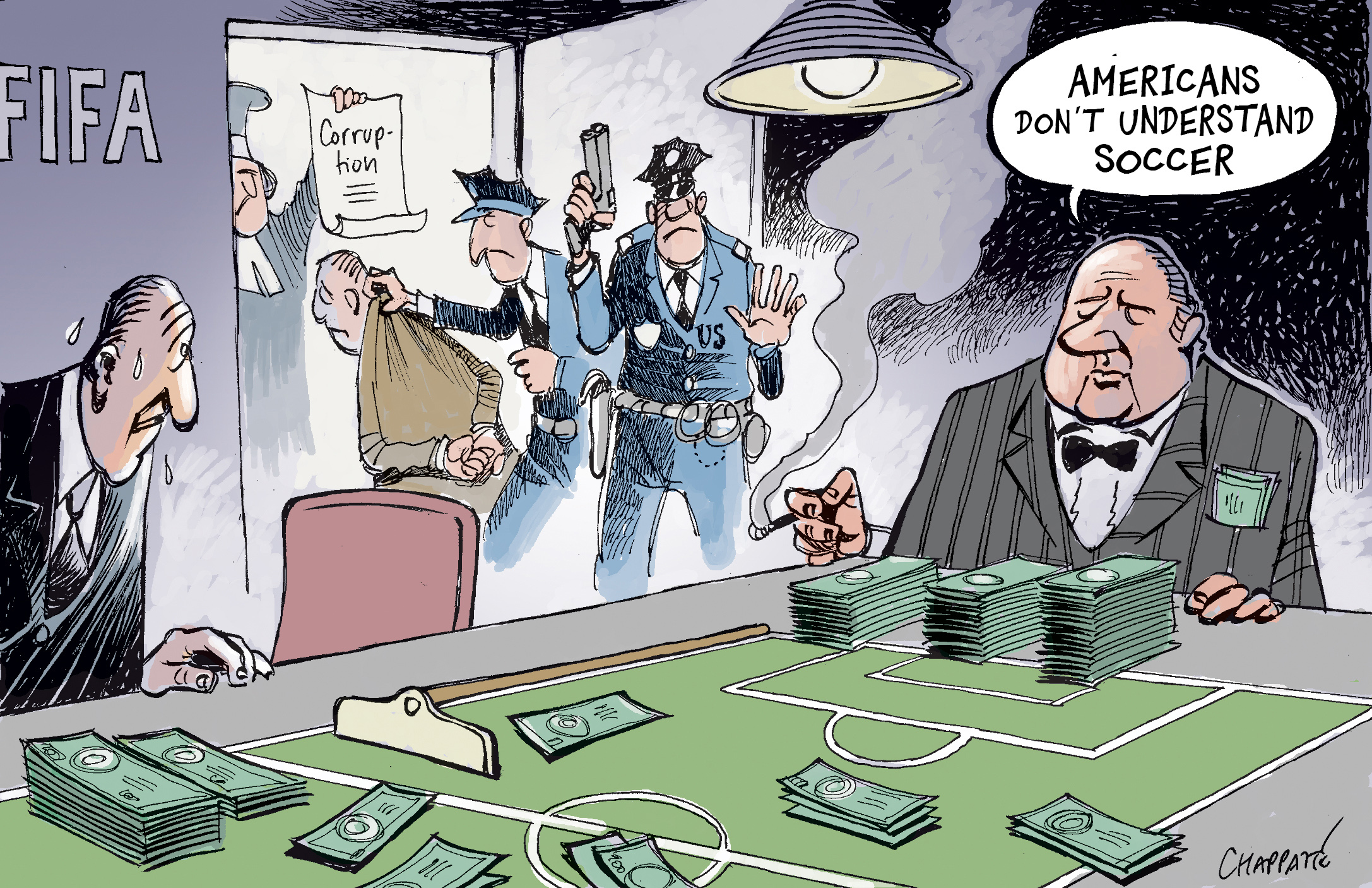 FIFA: the boss still rules | Globecartoon - Political Cartoons ...