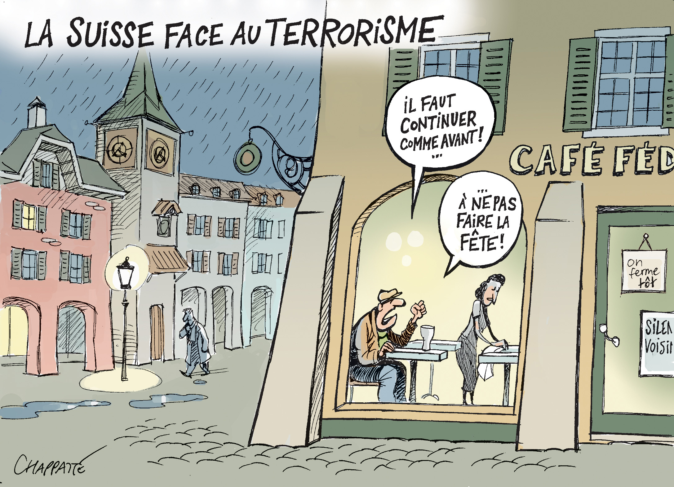 L'après-Paris | Globecartoon - Political Cartoons - Patrick Chappatte