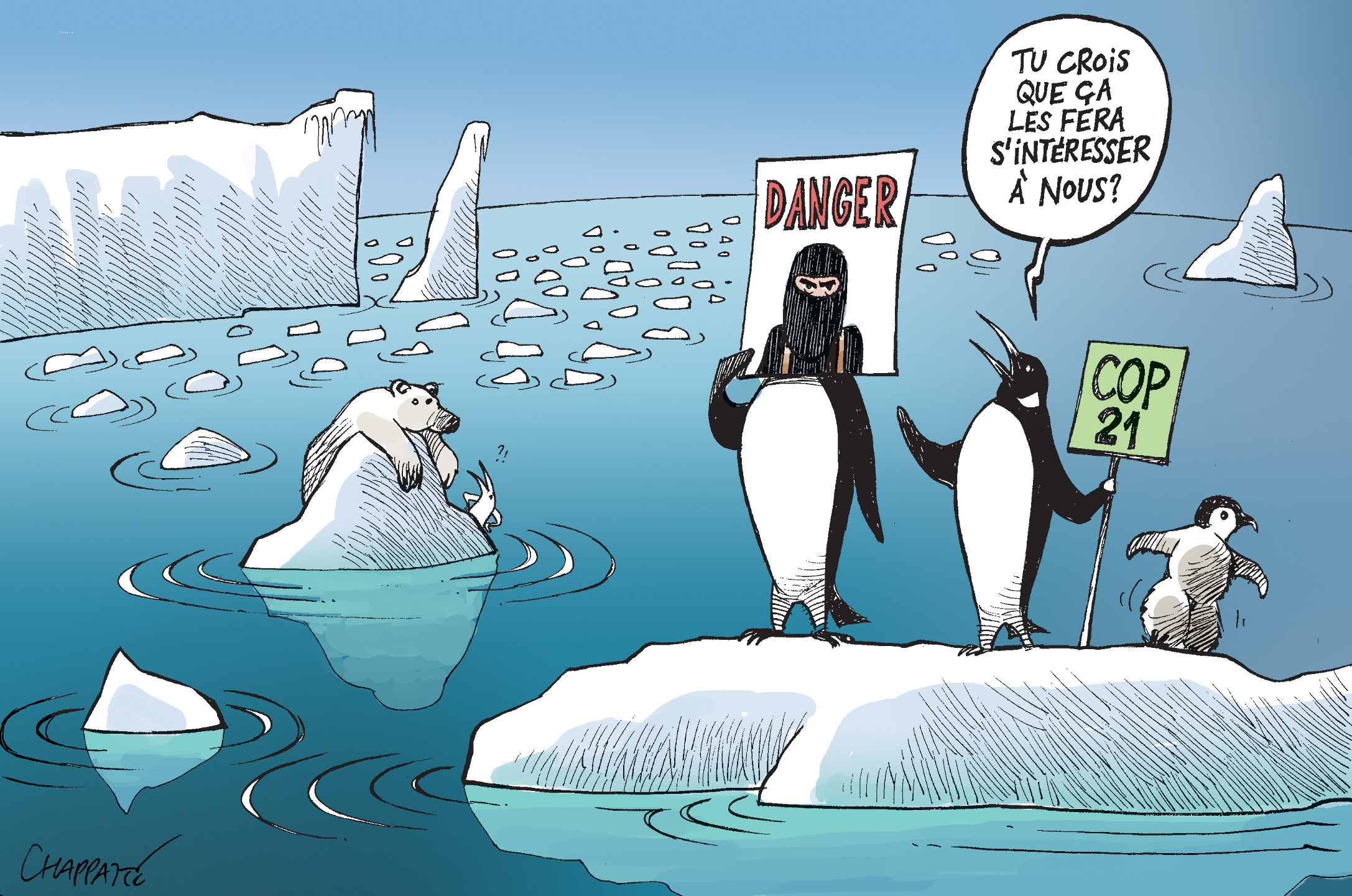 Conférence de Paris | Globecartoon - Political Cartoons - Patrick Chappatte