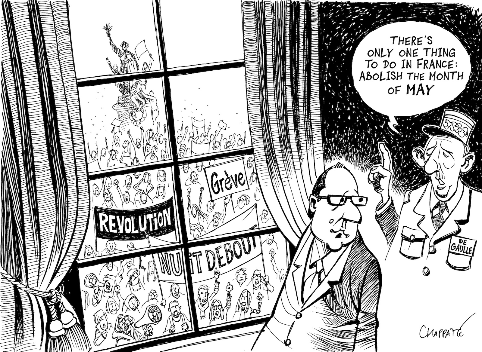 France's troubles are mounting | Globecartoon - Political Cartoons ...