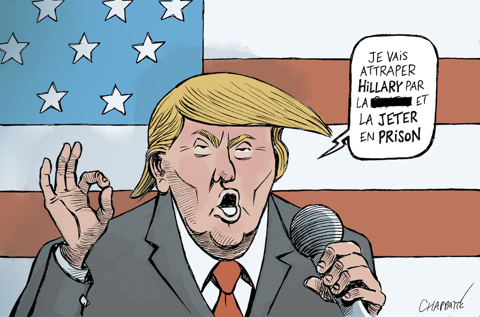 La politique américaine touche le fond | Globecartoon - Political ...