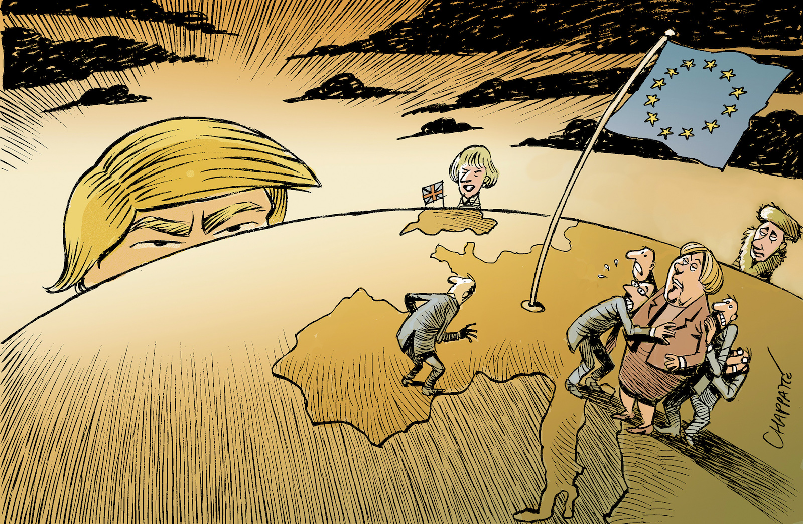 Dawn of the Trump era | Globecartoon - Political Cartoons - Patrick ...