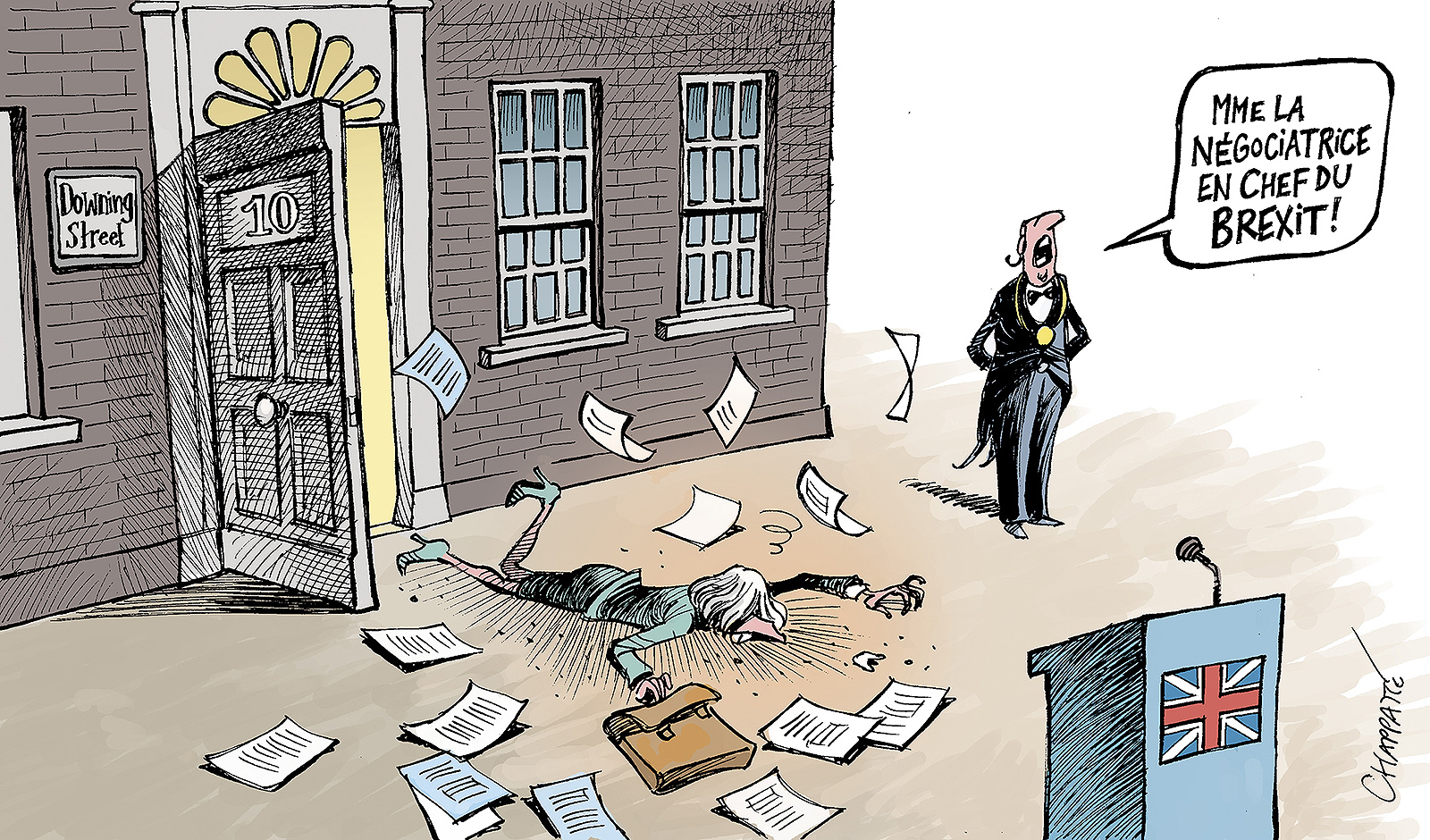 Débâcle de Theresa May | Globecartoon - Political Cartoons - Patrick ...