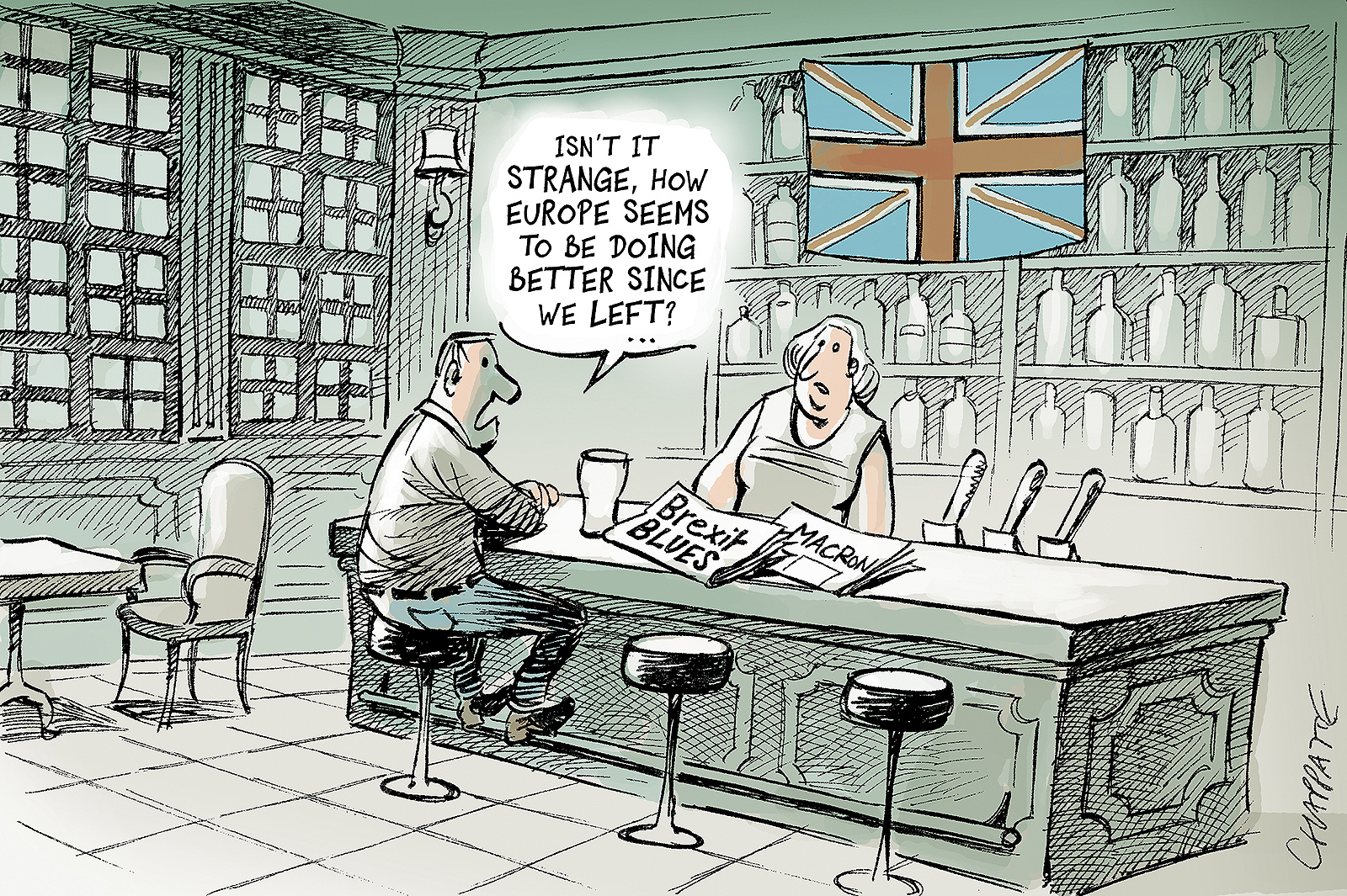 Brexit Blues | Globecartoon - Political Cartoons - Patrick Chappatte