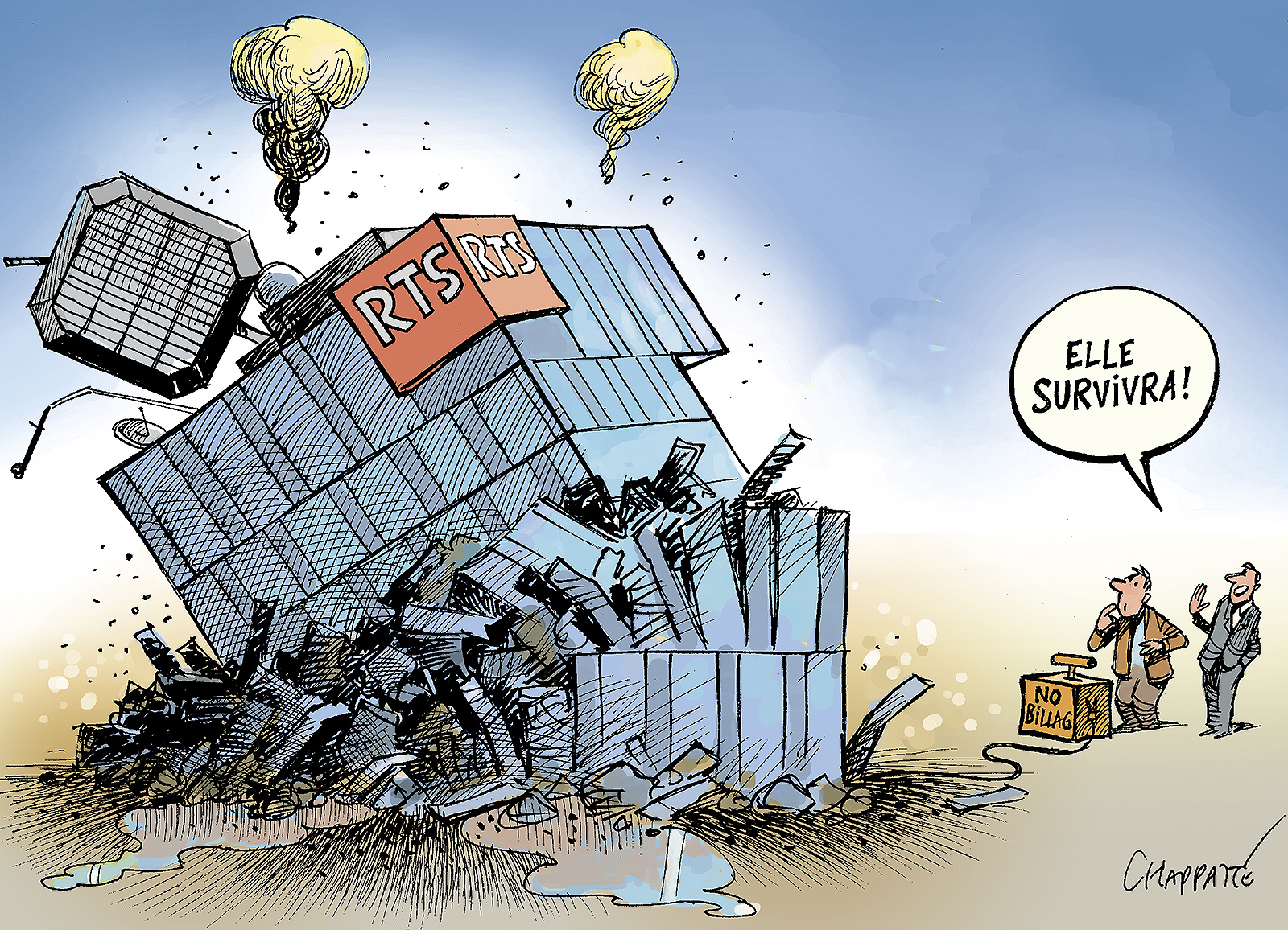 "No Billag" et l'avenir de la SSR | Globecartoon - Political Cartoons ...