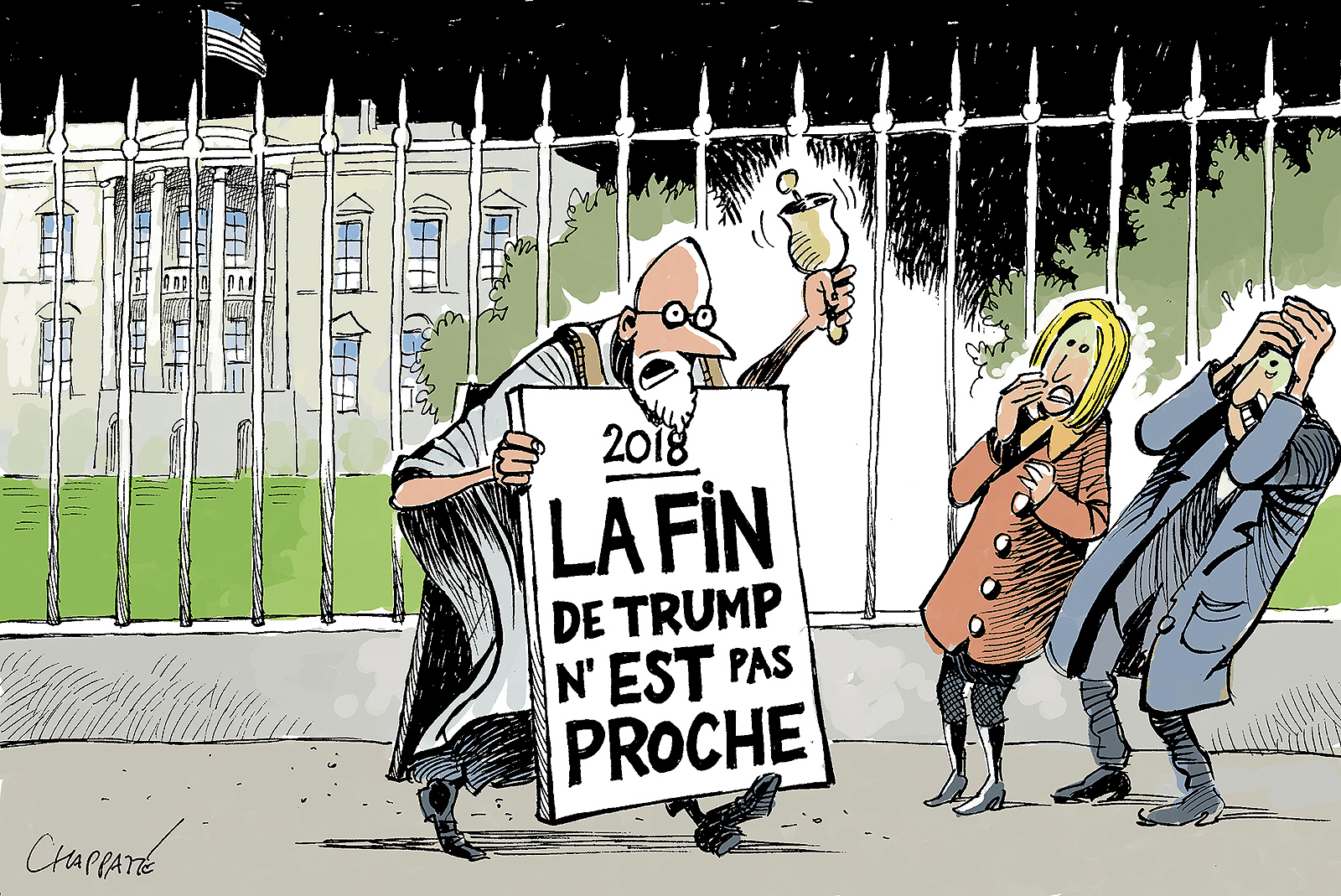 Un an de Trump | Globecartoon - Political Cartoons - Patrick Chappatte