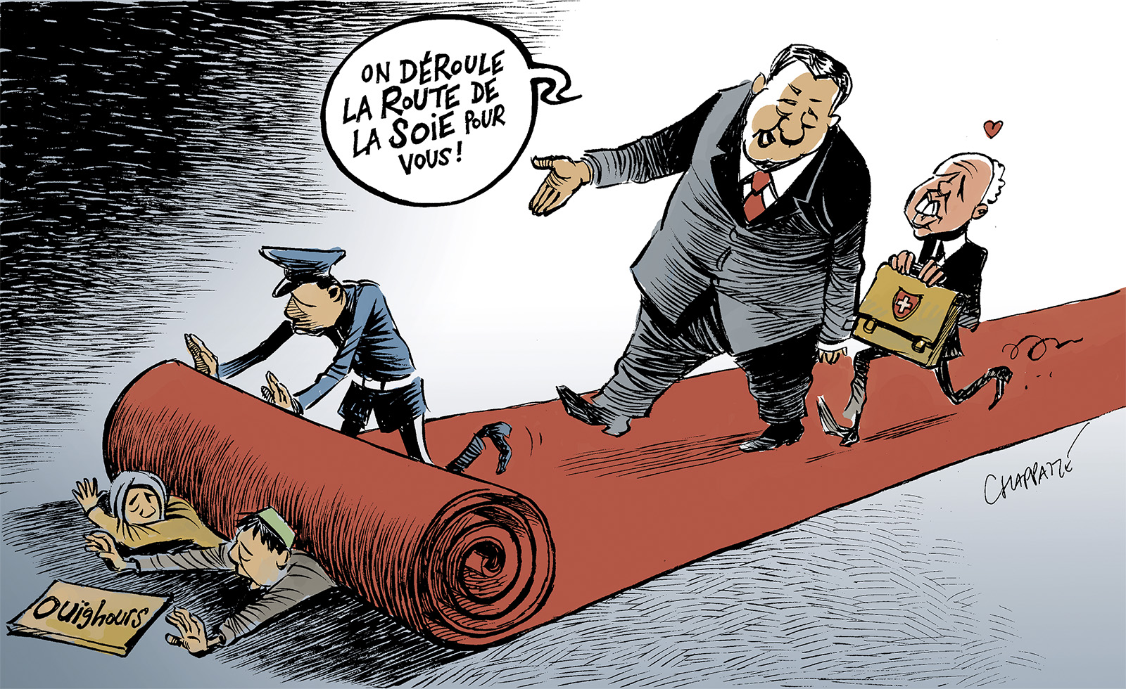 Ueli Maurer en Chine | Globecartoon - Political Cartoons - Patrick ...