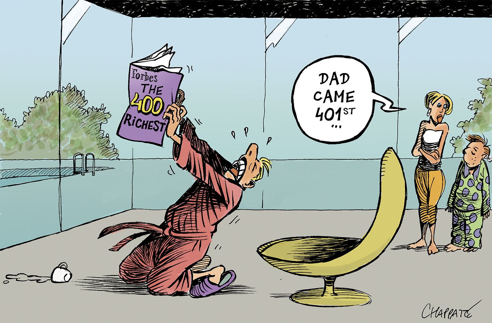 The richest people | Globecartoon - Political Cartoons - Patrick Chappatte